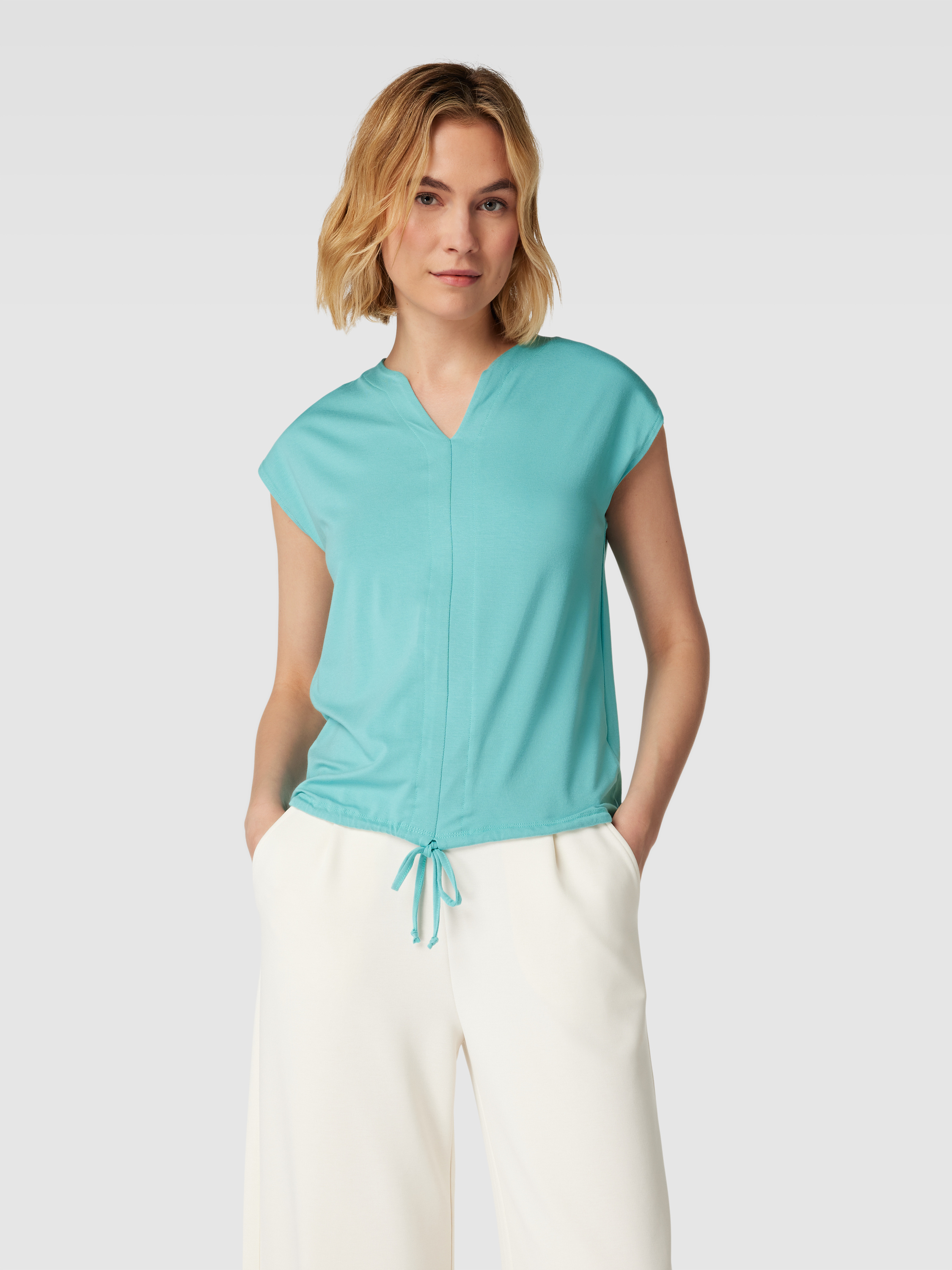 Christian Berg Woman T-Shirt mit Kappärmeln (helltuerkis) online kaufen