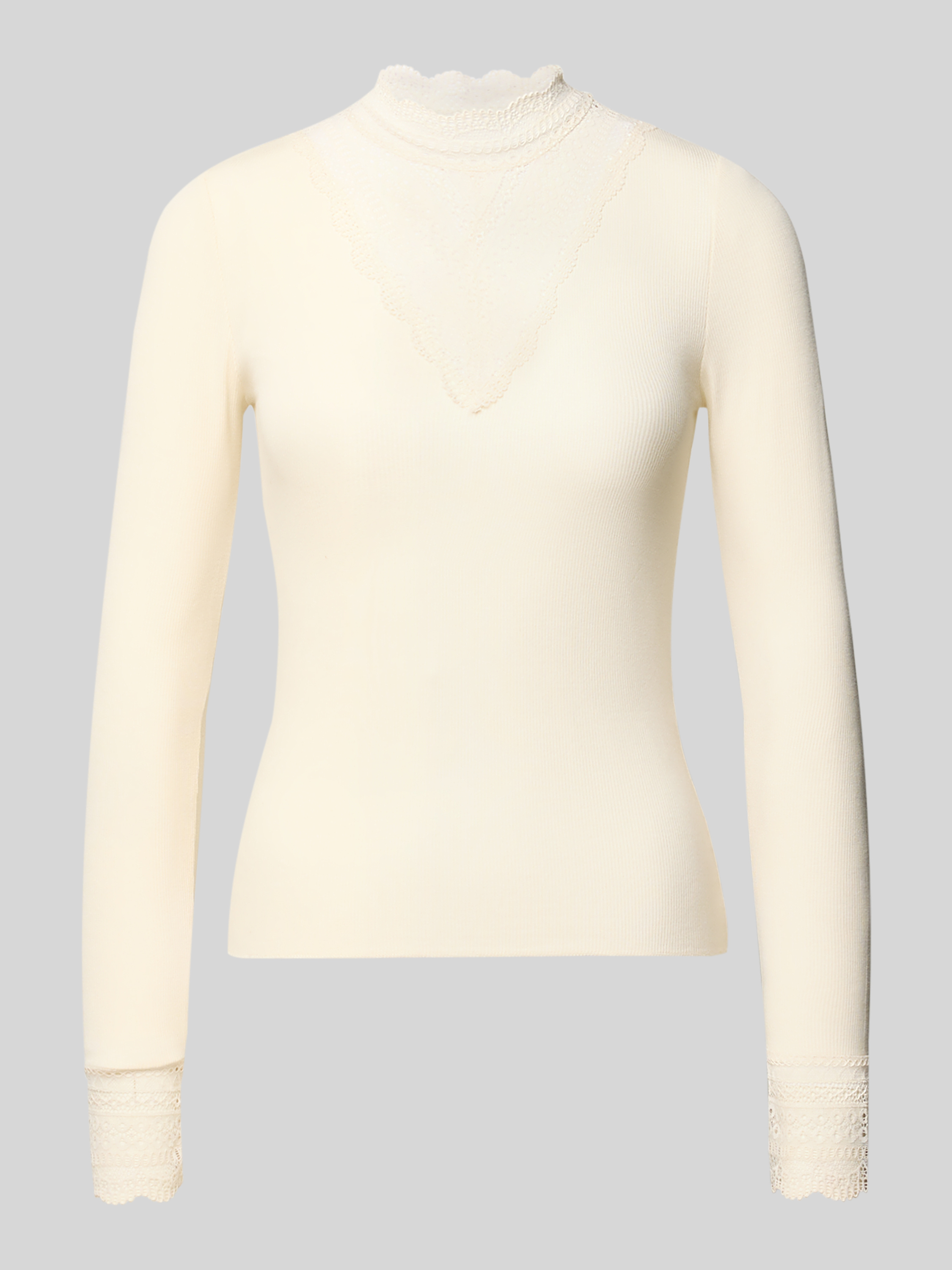 Only Slim fit shirt met lange mouwen van viscosemix, model 'TILDE' in ...