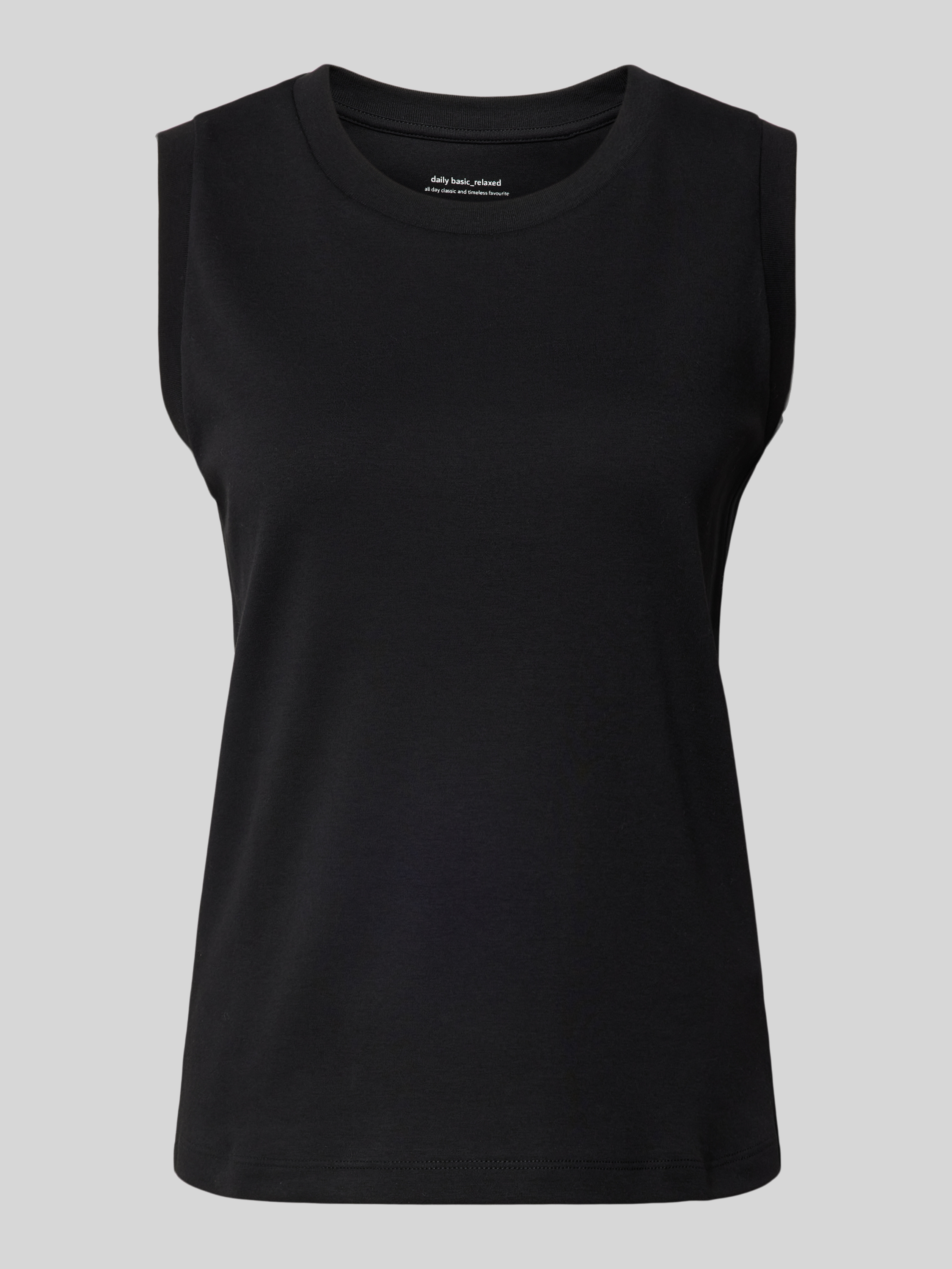 OPUS Tanktop met ronde hals, model 'llayda' in zwart online kopen | P&C