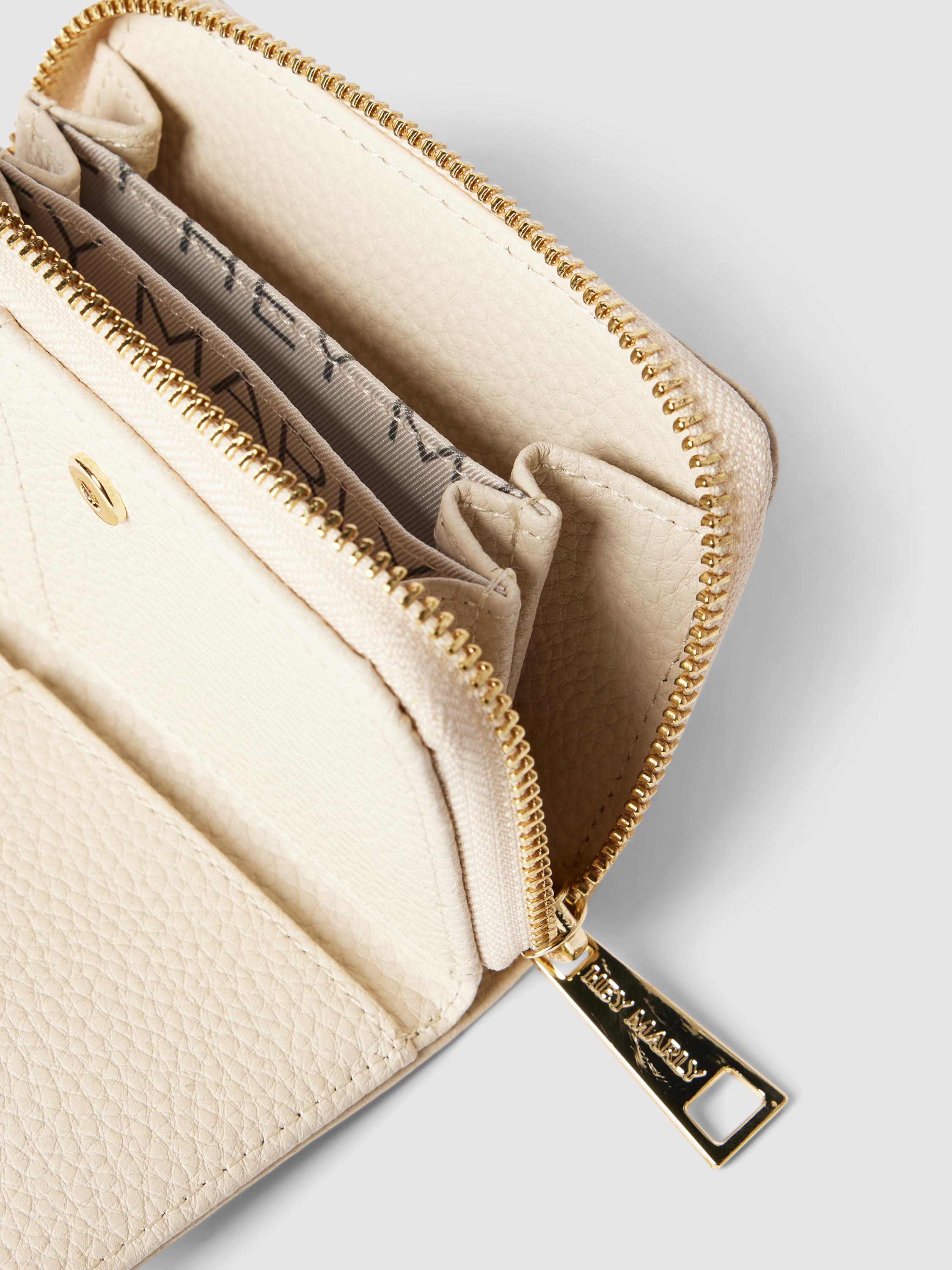 Hey Marly Portemonnaie mit Strukturmuster (beige) online kaufen