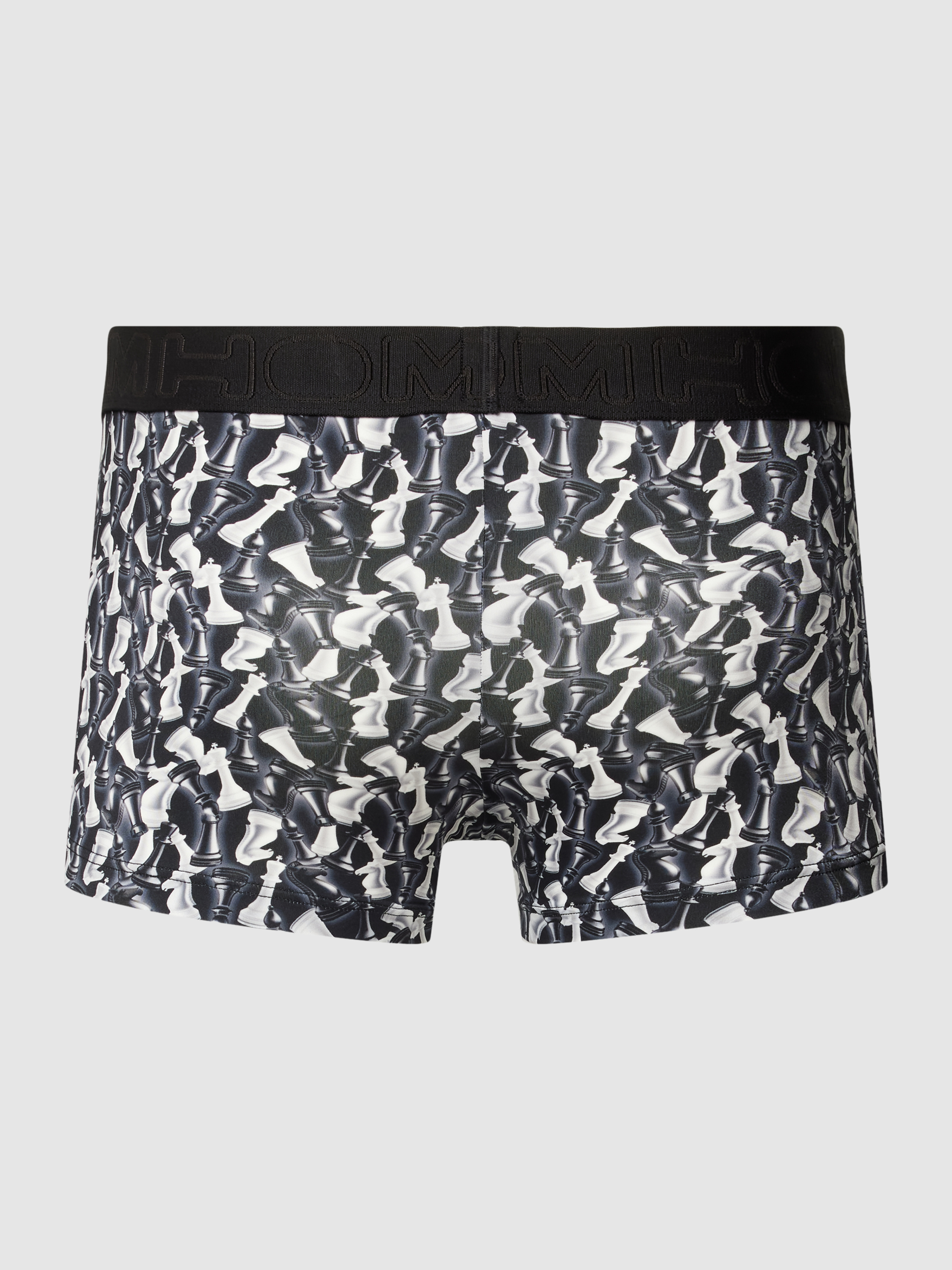 HOM Trunks mit Allover-Motiv-Print Modell 'CHESS' (black) online kaufen