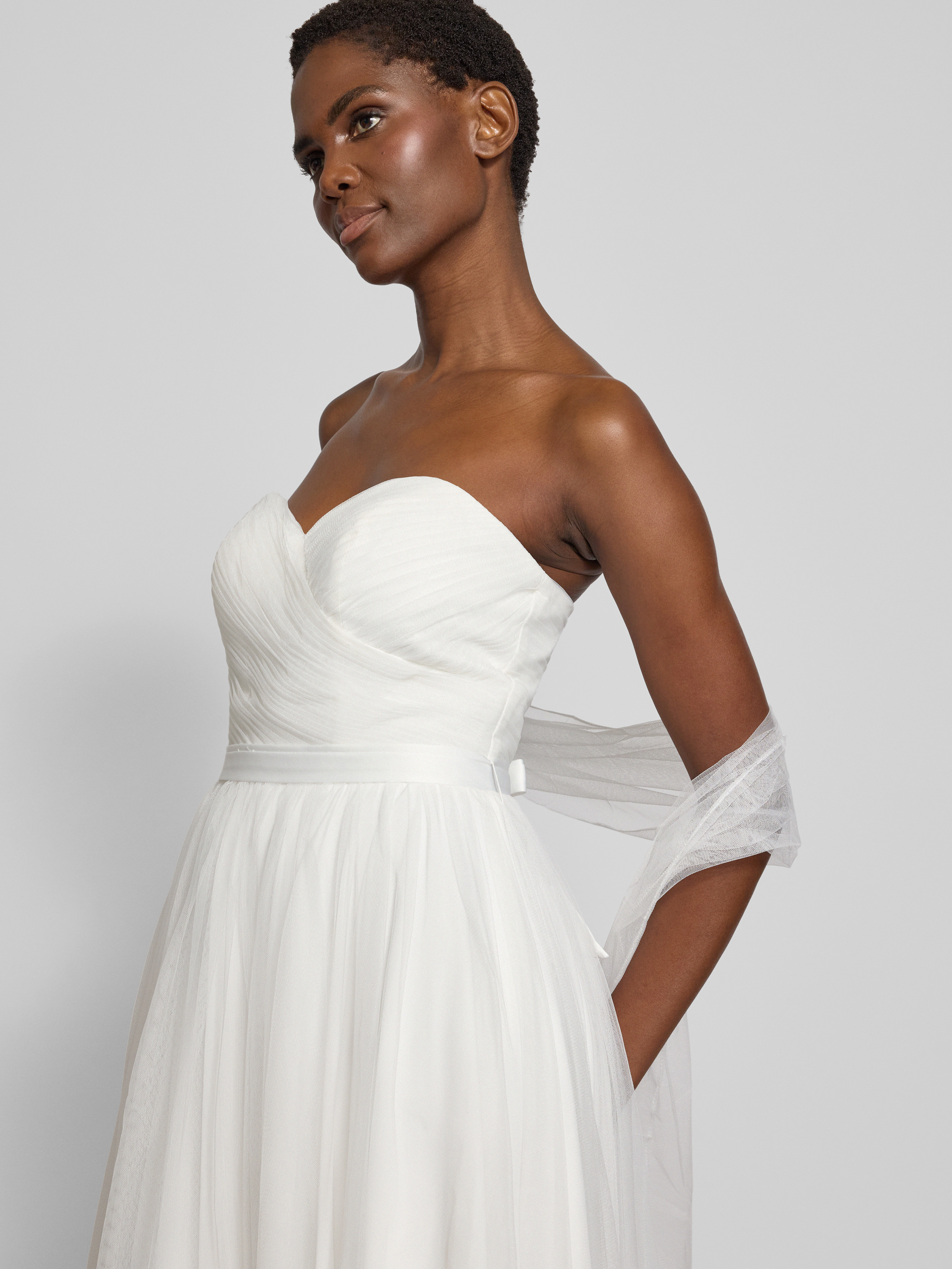 Mascara Brautkleid mit Nahtreißverschluss (offwhite) online kaufen