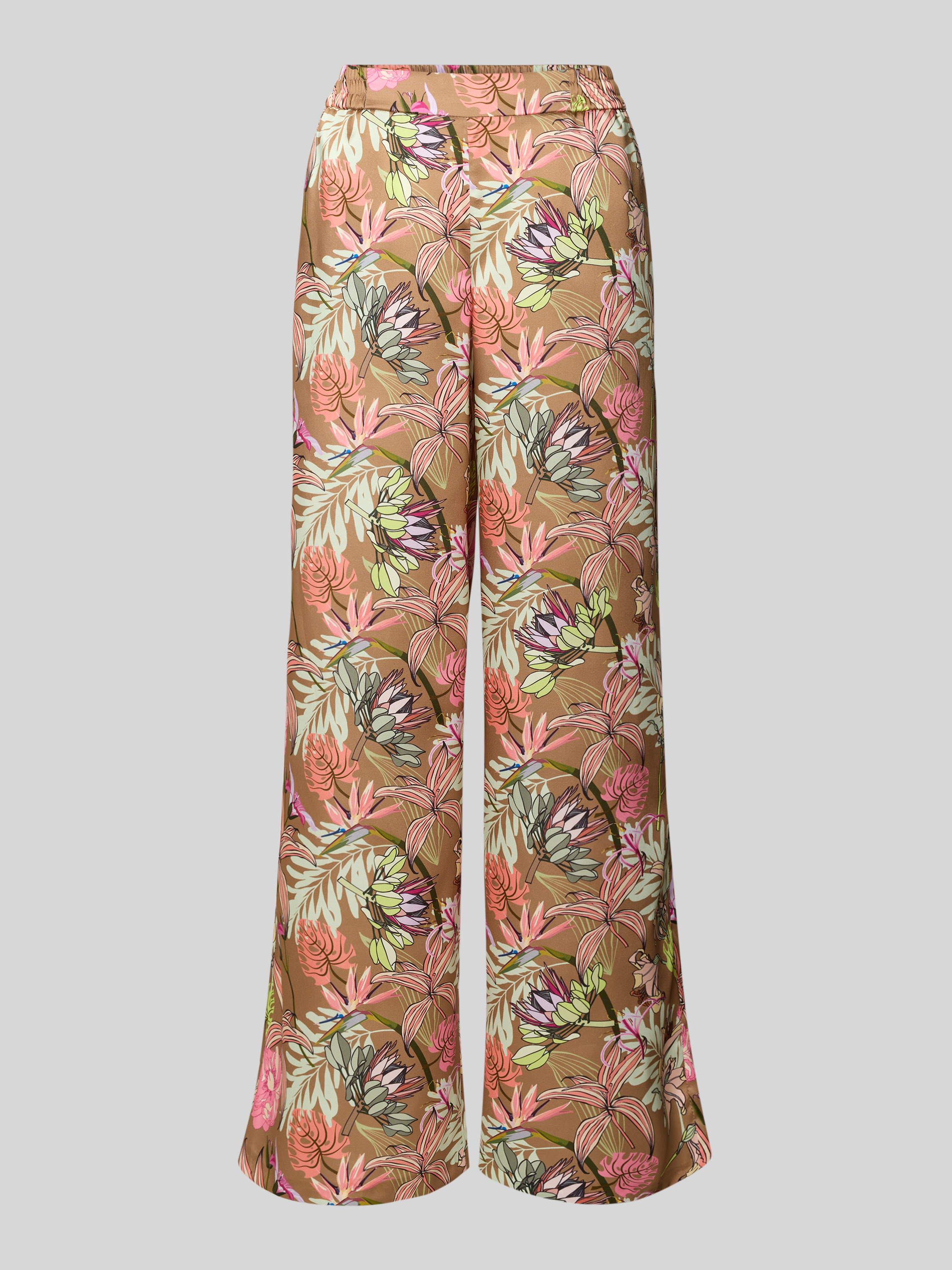 SEDUCTIVE Broek van satijn in all-over look, model 'ROSANNE' in ...