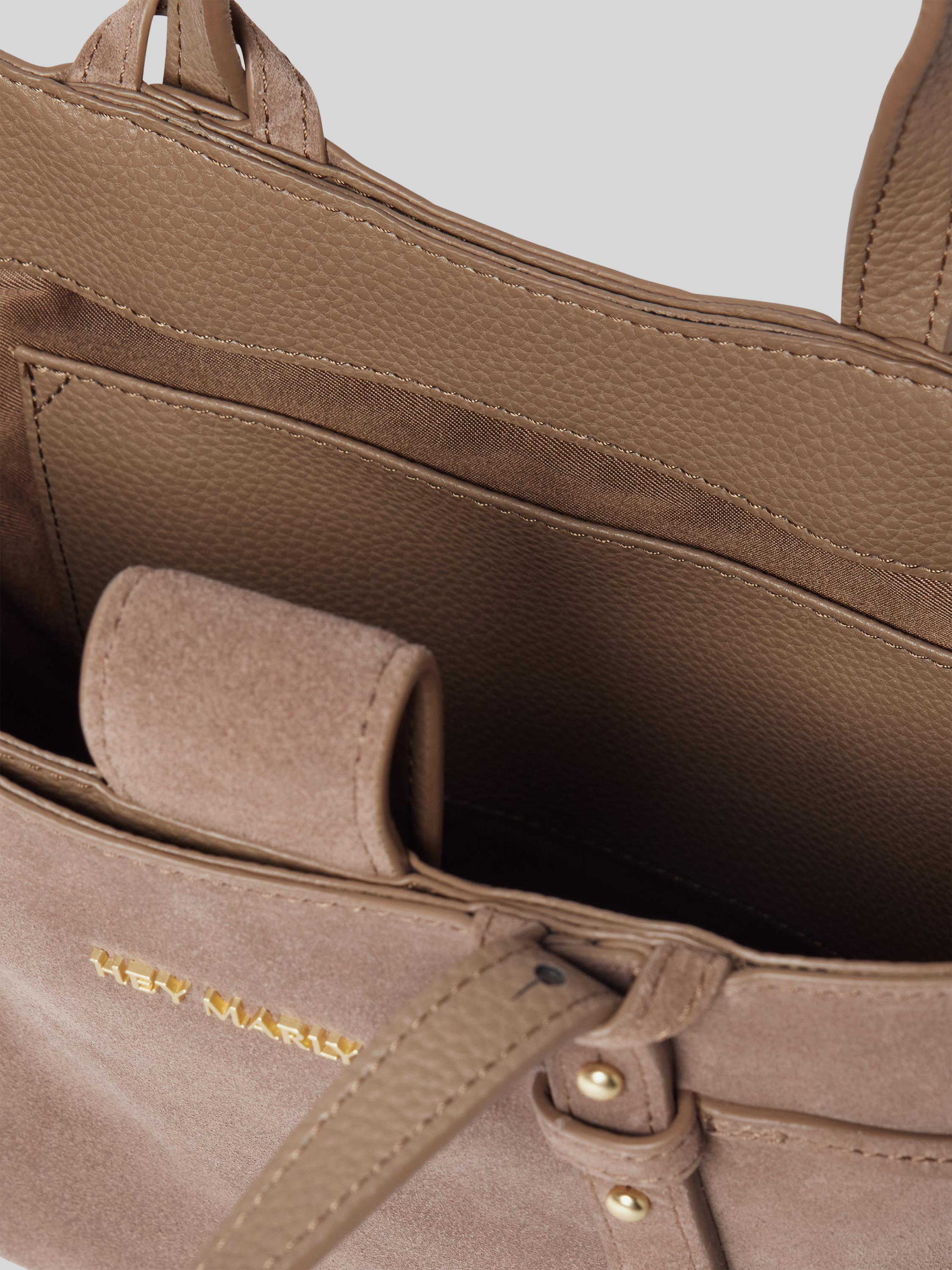 Hey Marly Handtasche aus Rindsleder Modell 'Pretty Wonder' (taupe ...