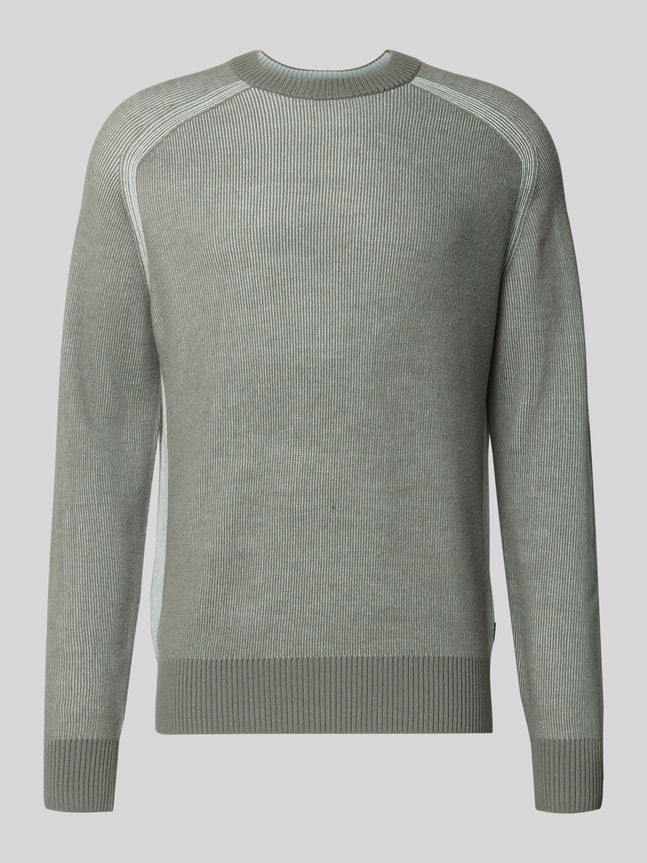 BOSS Orange Regular fit gebreide pullover van scheerwolmix, model ...