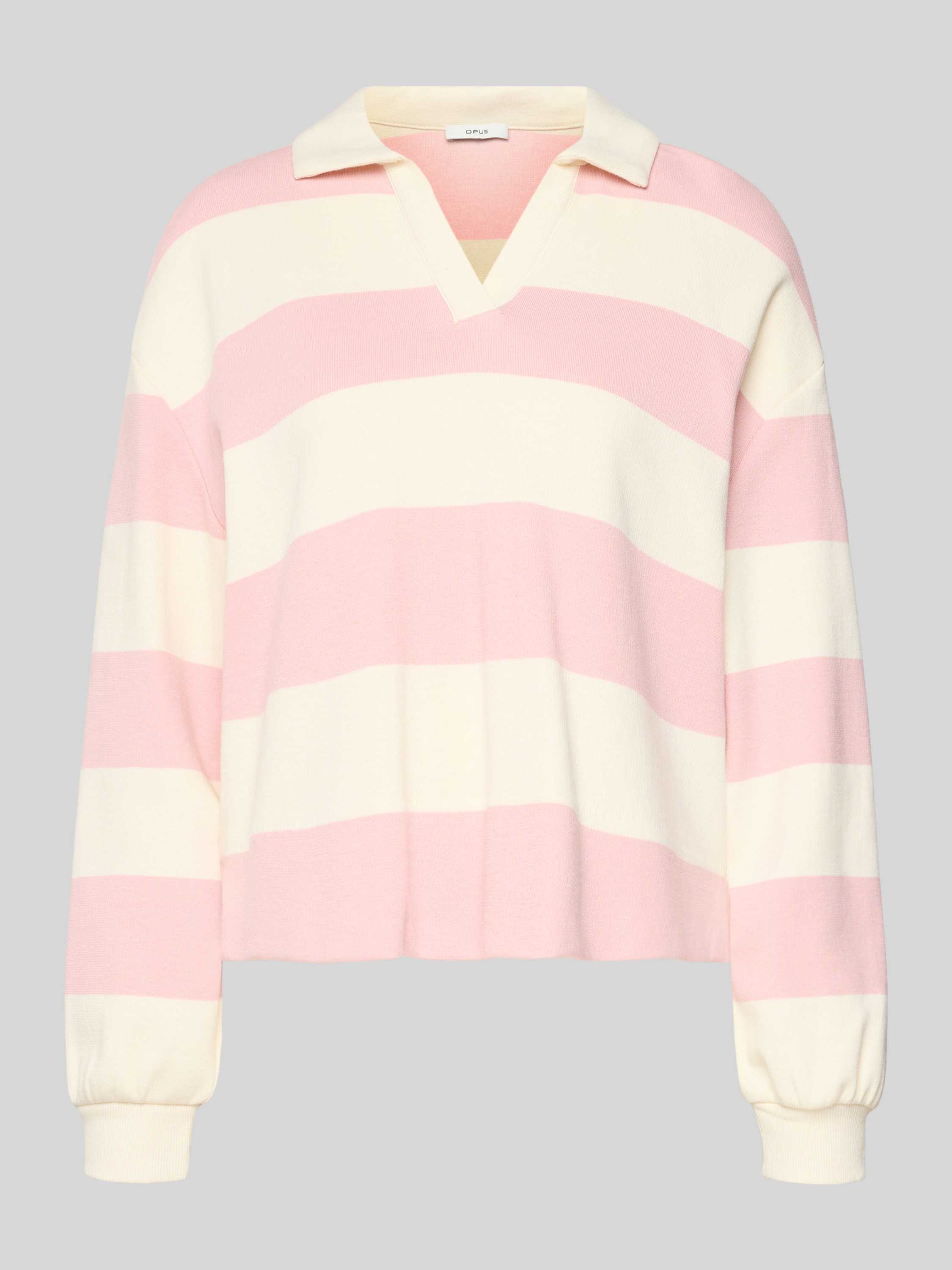 Kup online OPUS Bluza z wykładanym kołnierzem model ‘Glocki’ (jasnoróżowy)