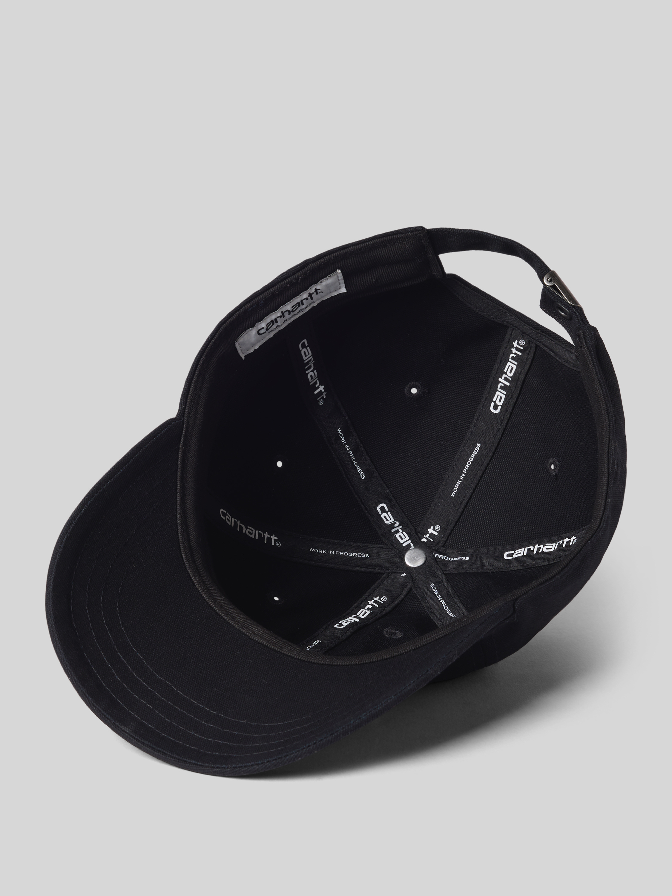 Carhartt Work In Progress Cap mit Label-Stitching (black) online kaufen