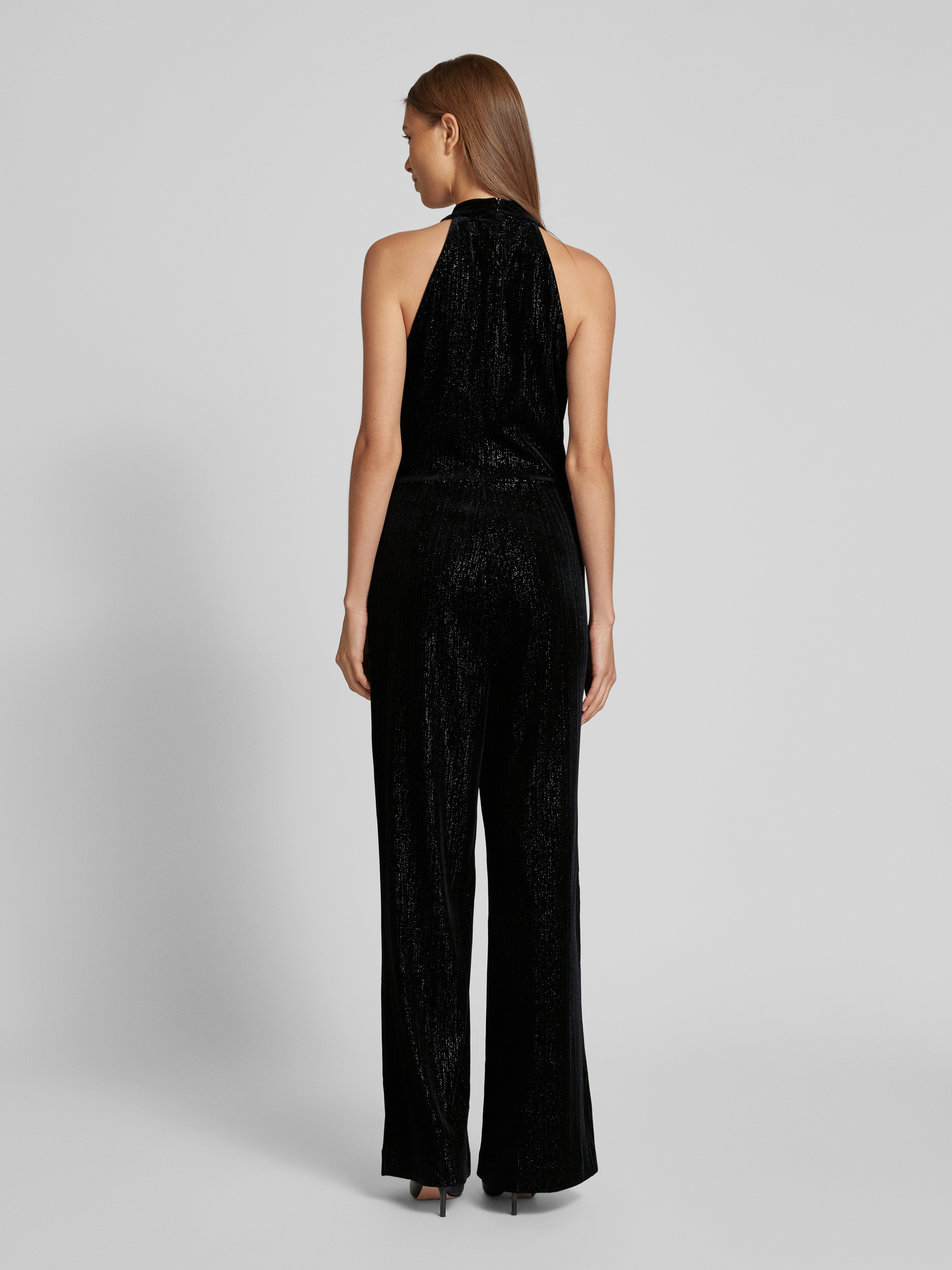 ICHI Jumpsuit mit Effektgarn Modell 'KATE GLAMOUR' (black) online kaufen
