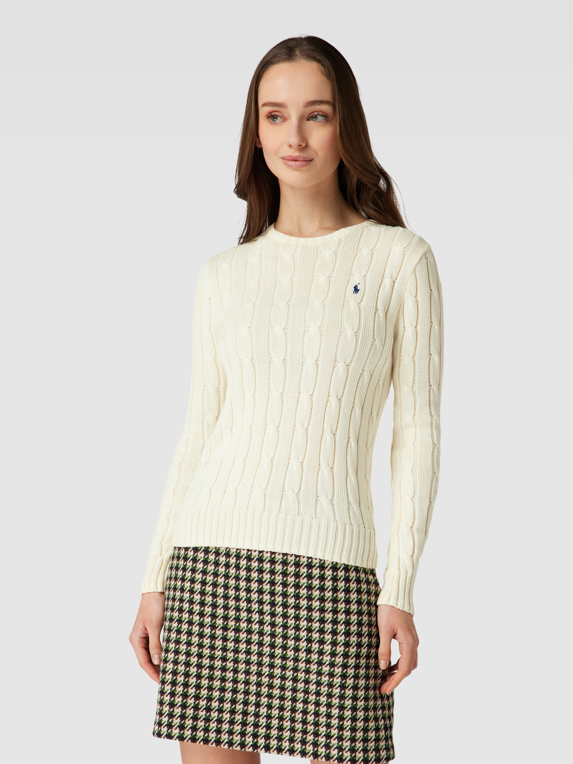Polo Ralph Lauren Strickpullover mit Label-Stitching Modell 'JULIANNA ...