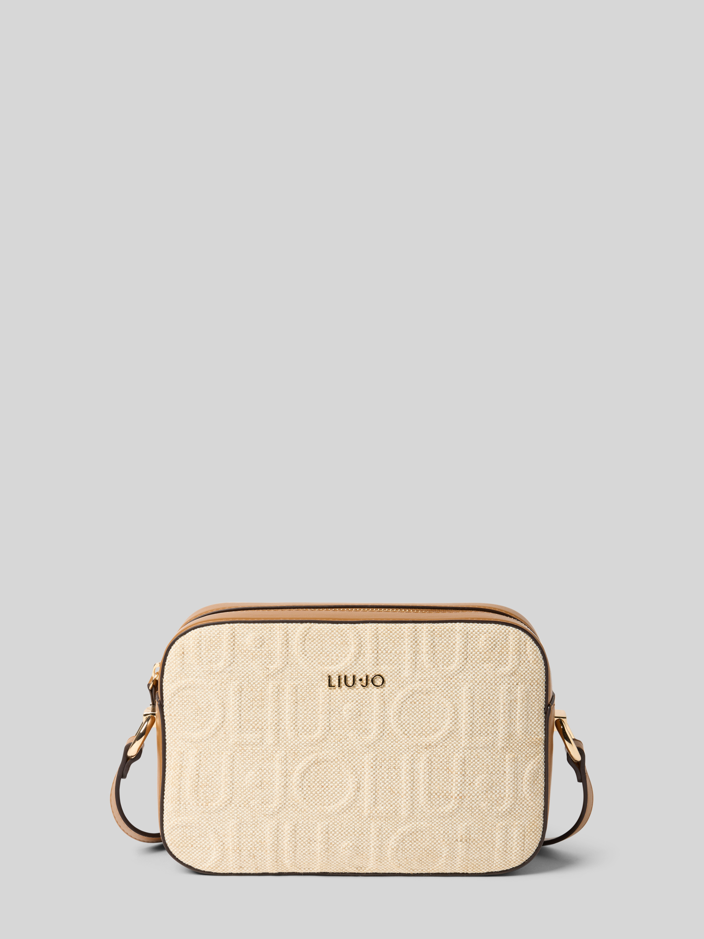 Liu Jo White Cameratas met logodetail, model 'Manhattan' in zand online ...