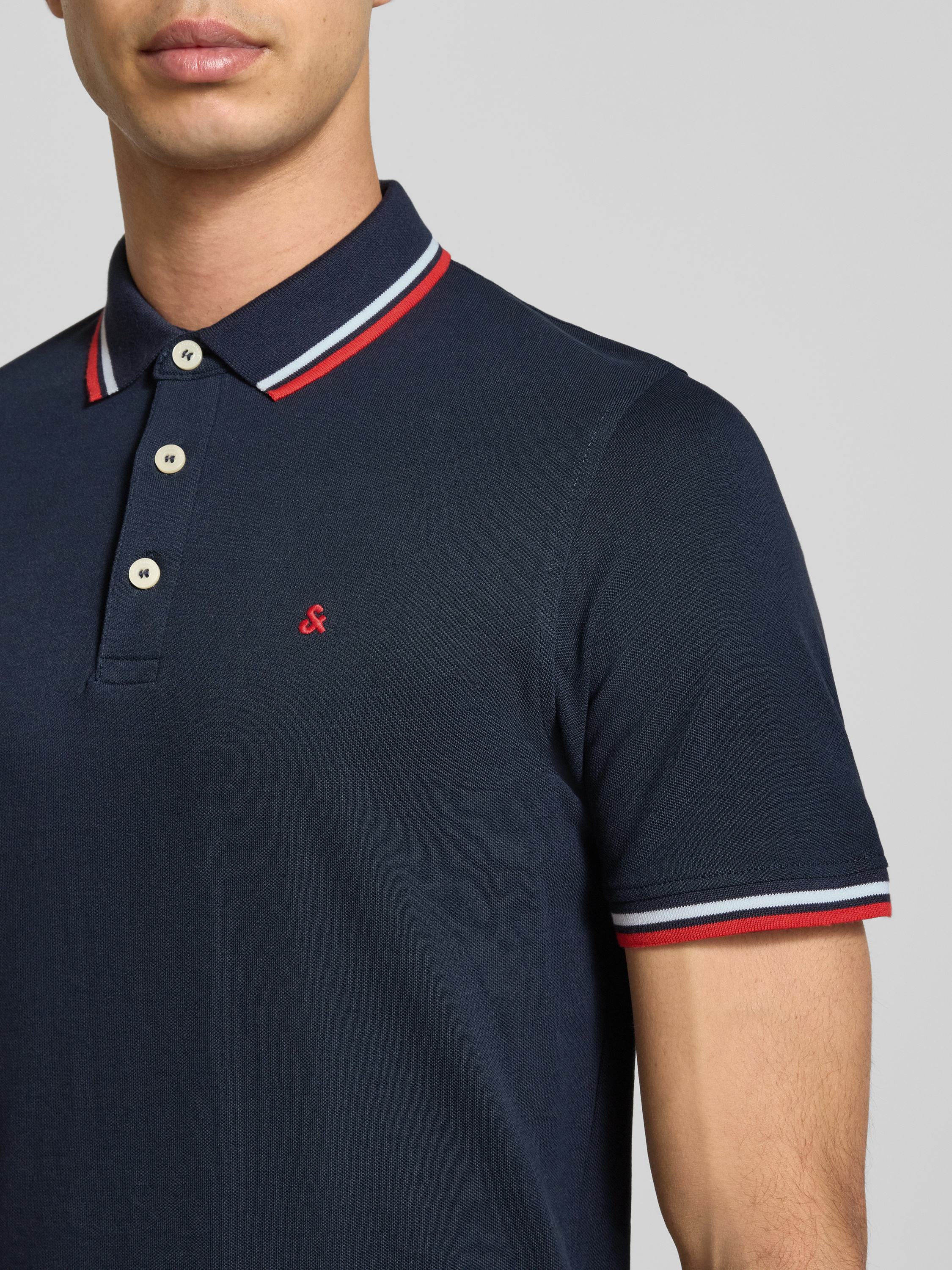 Jack & Jones Slim Fit Poloshirt mit Viskose-Anteil Modell 'Paulos ...