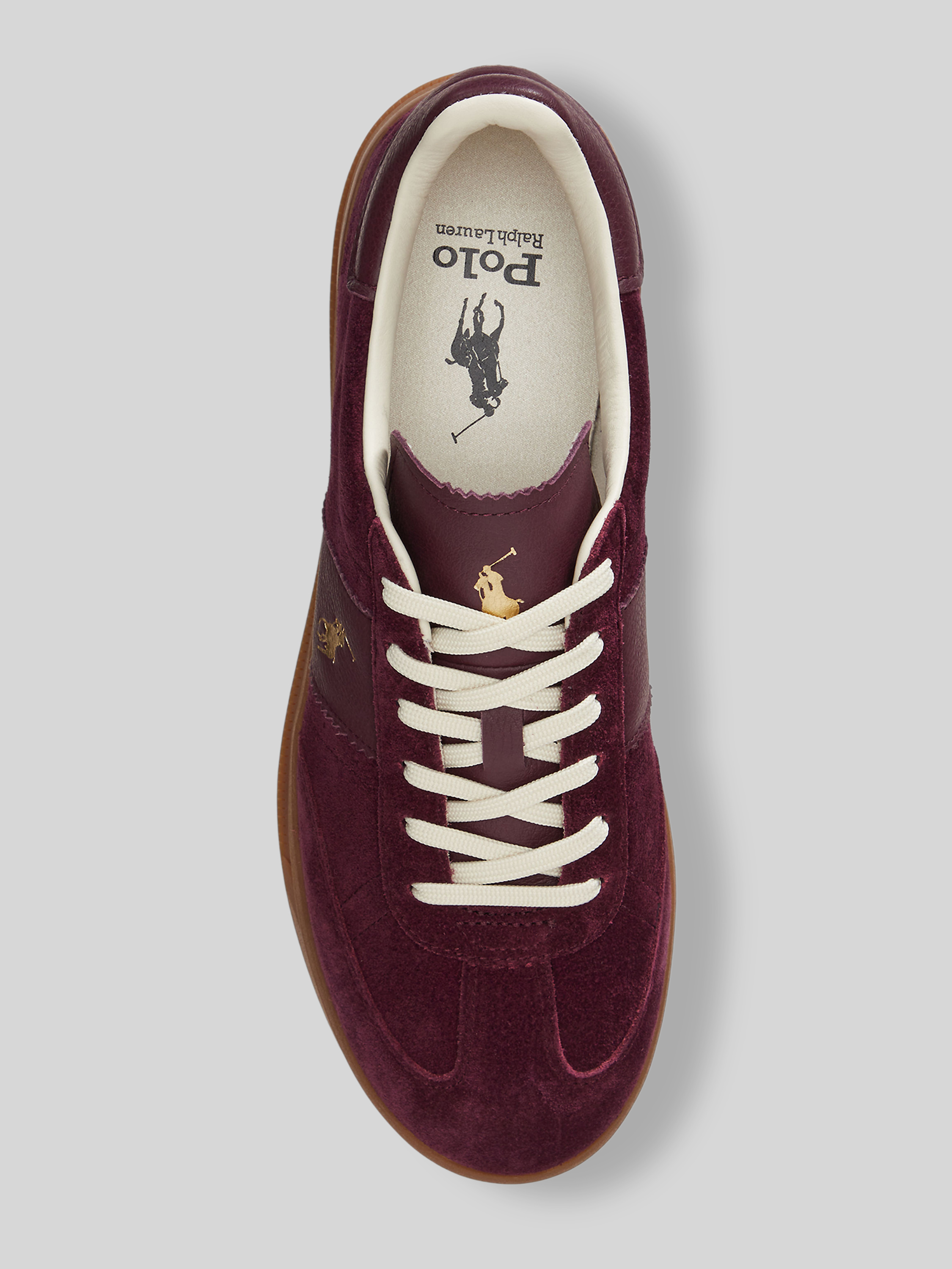 Kup online Polo Ralph Lauren Sneakersy z naturalnej skóry welurowej ...