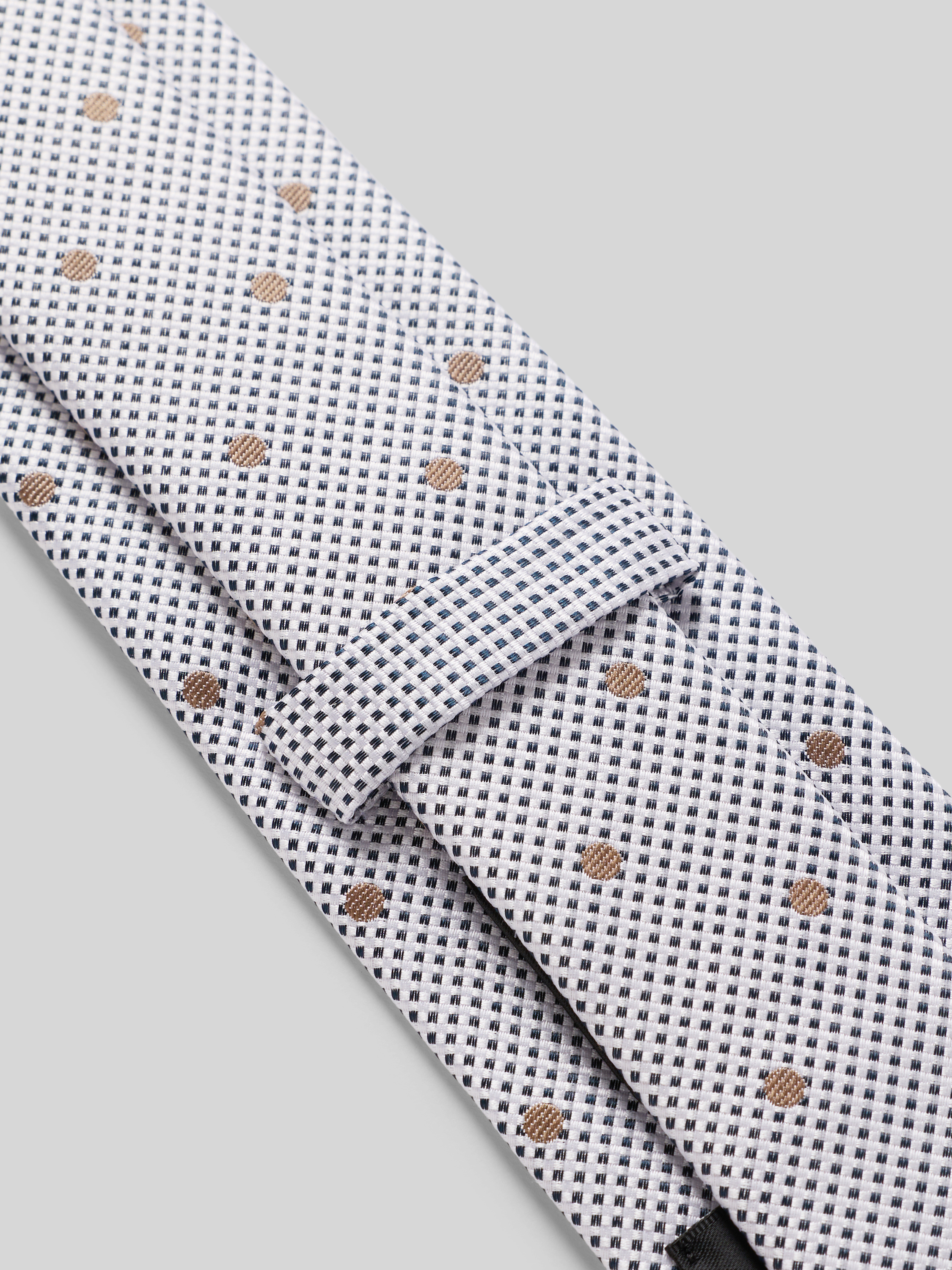 OLYMP Seidenkrawatte aus reiner Seide mit Logo-Patch (6,5 cm) (marine ...