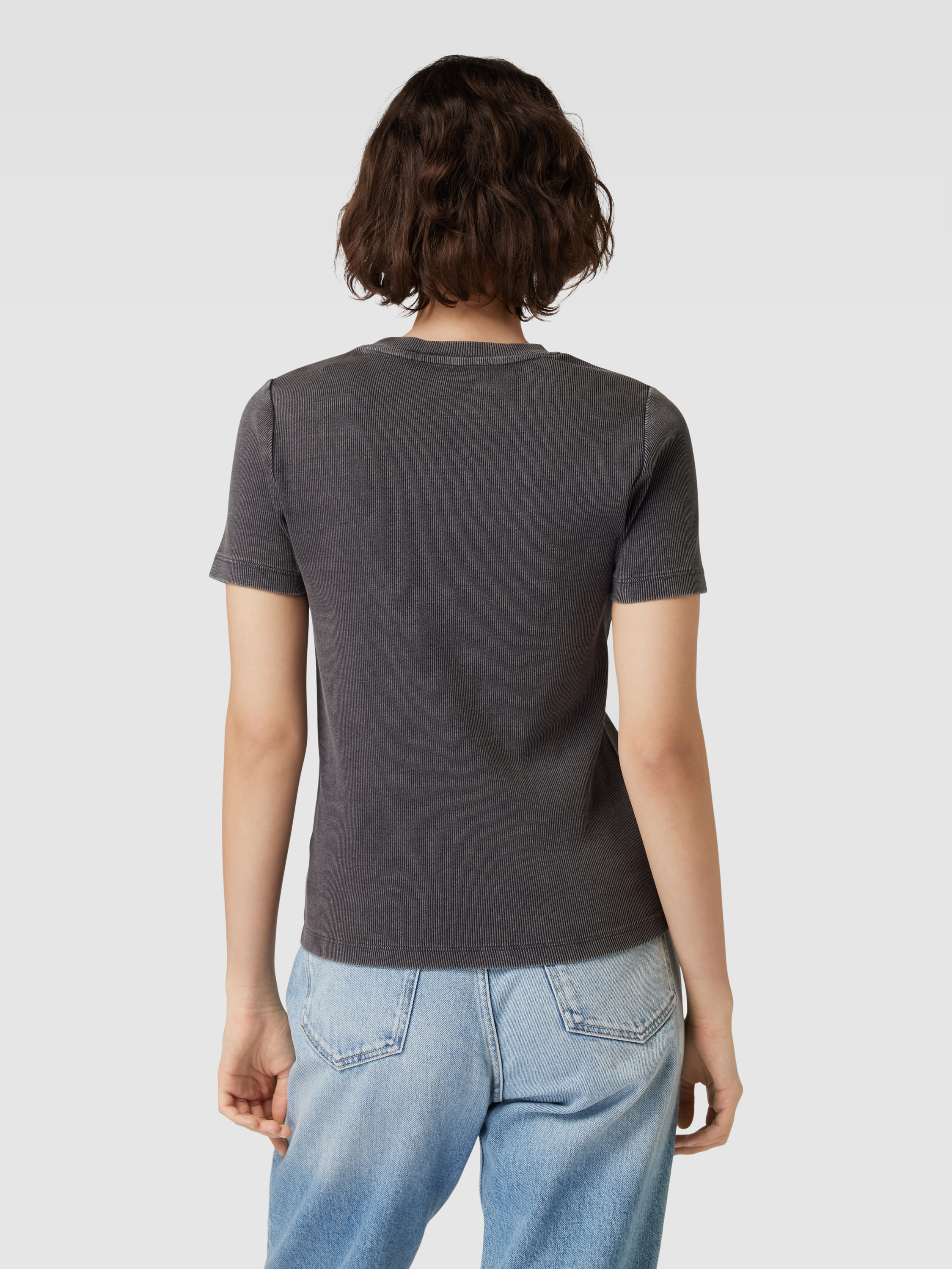 Calvin Klein Jeans T-Shirt mit Label-Badge (black) online kaufen