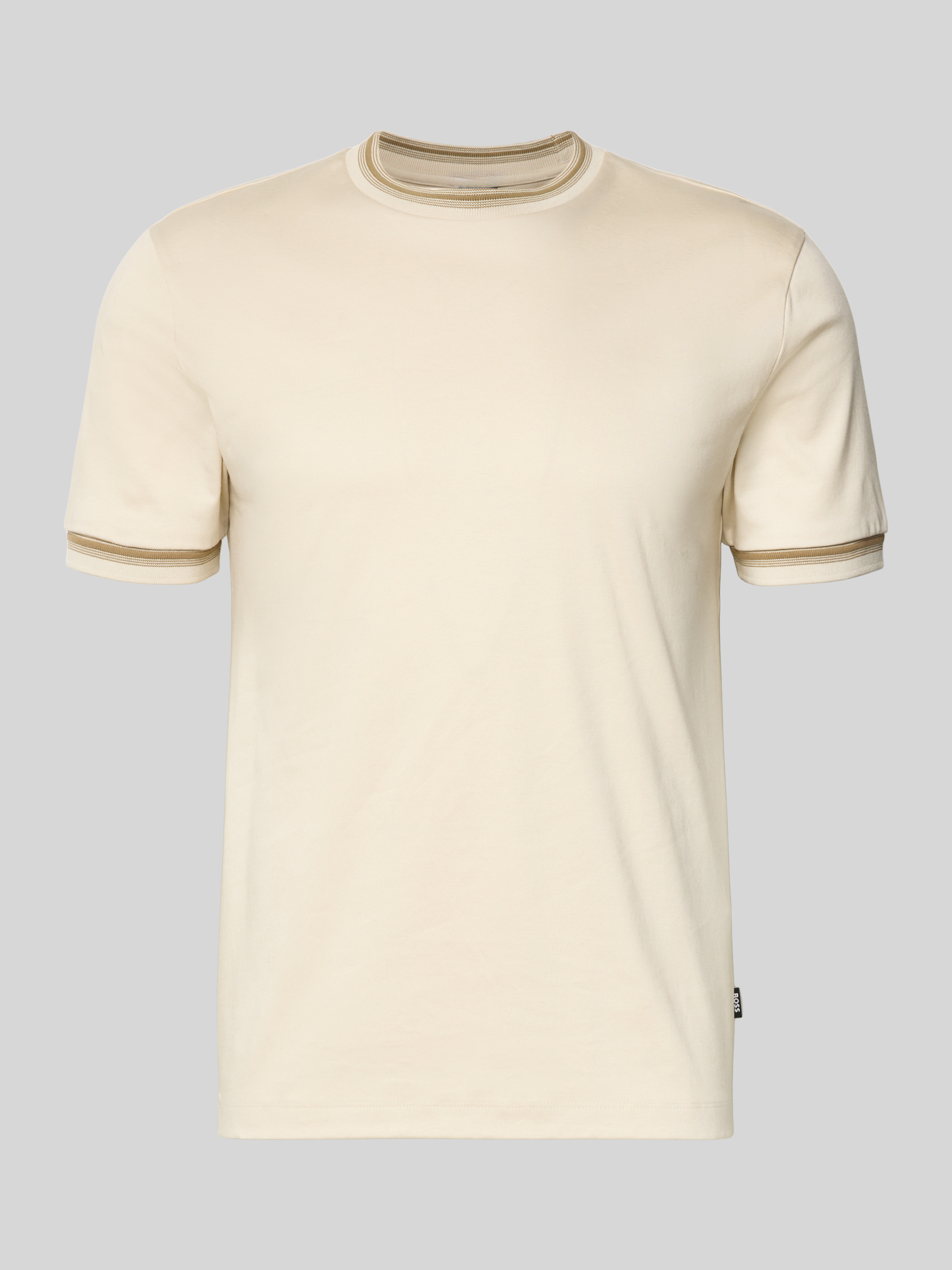 Kup online BOSS T-shirt o kroju slim fit z czystej bawełny model ...