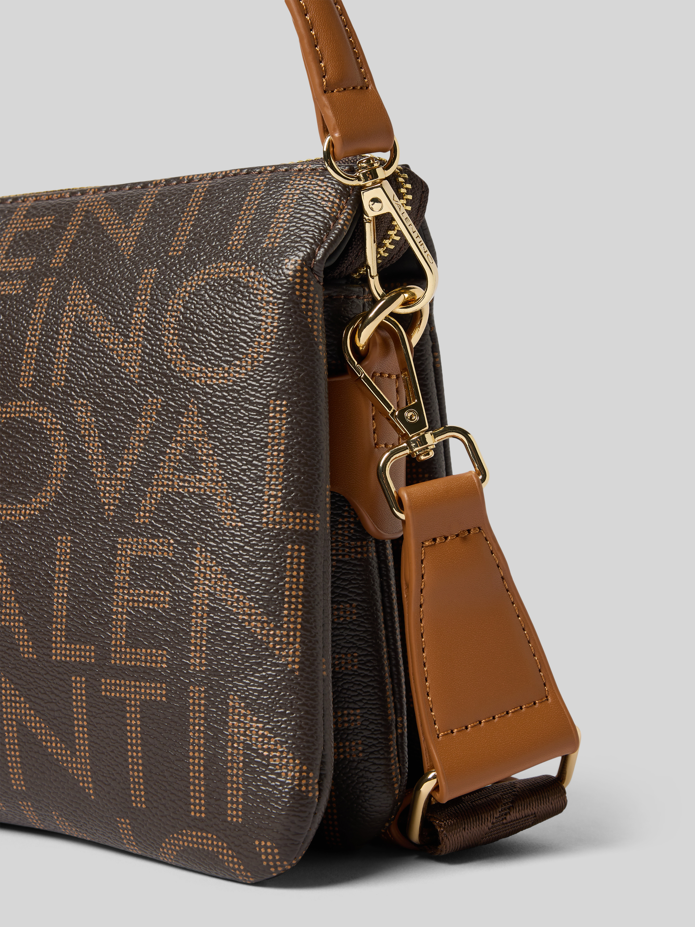 VALENTINO BAGS Handtasche mit Logo-Muster Modell 'REGINA' (mittelbraun ...