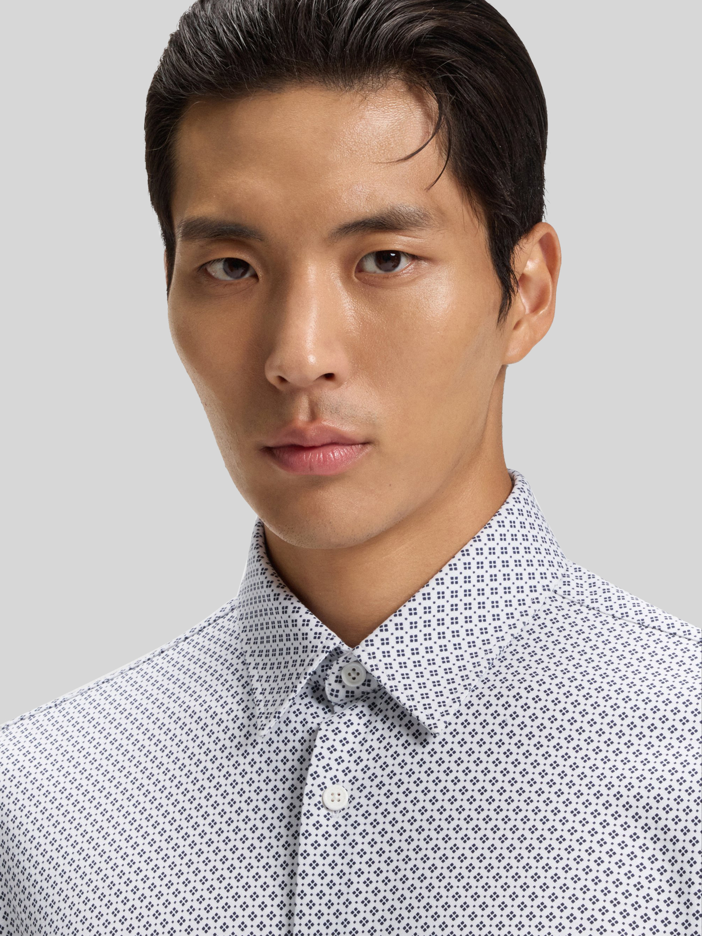 BOSS Slim Fit Businesshemd aus Baumwoll-Mix Modell 'P-ROAN-KENT-C1-233 ...