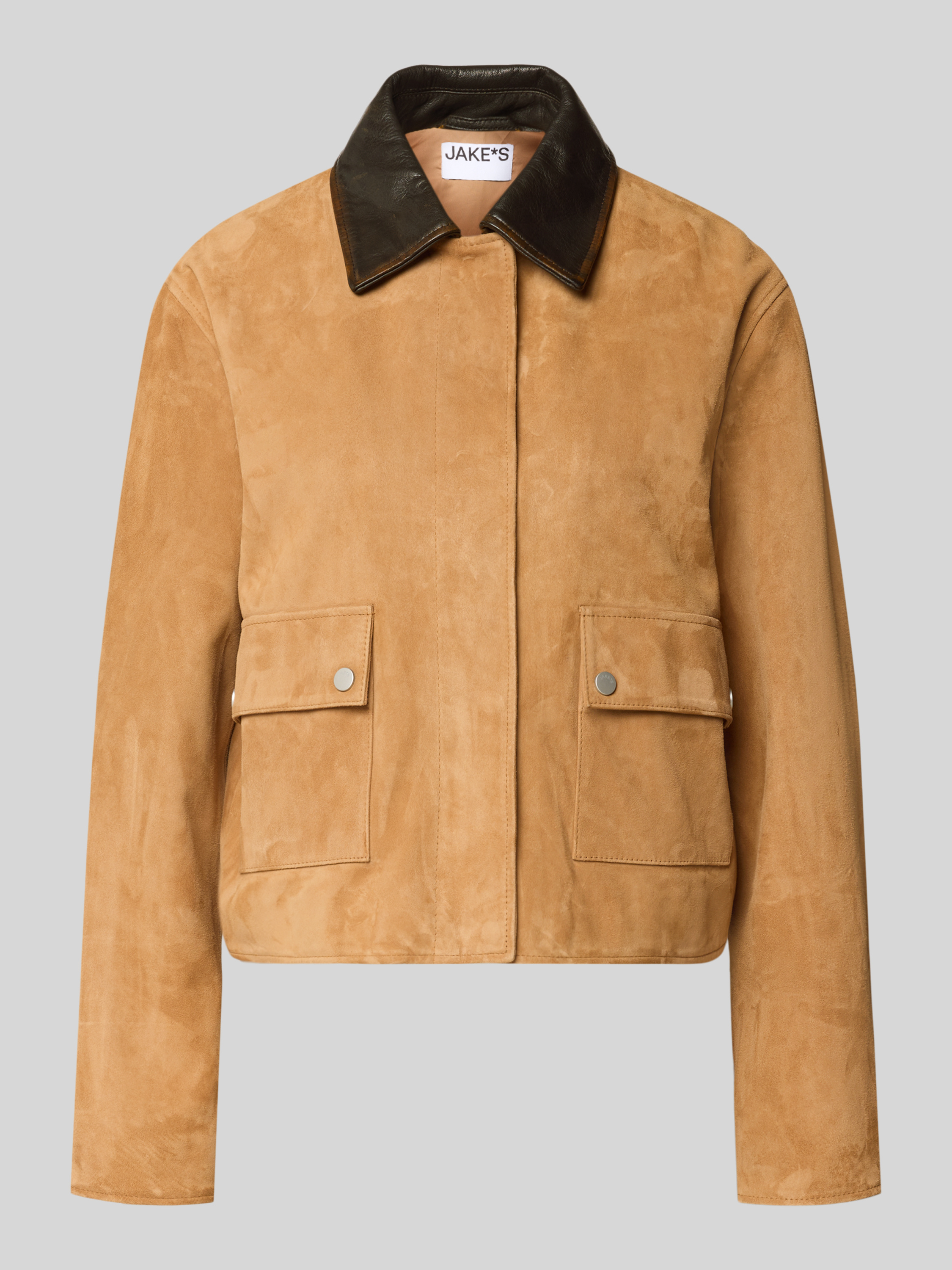 Jake*s Casual Jacke in Leder-Optik (schlamm) online kaufen