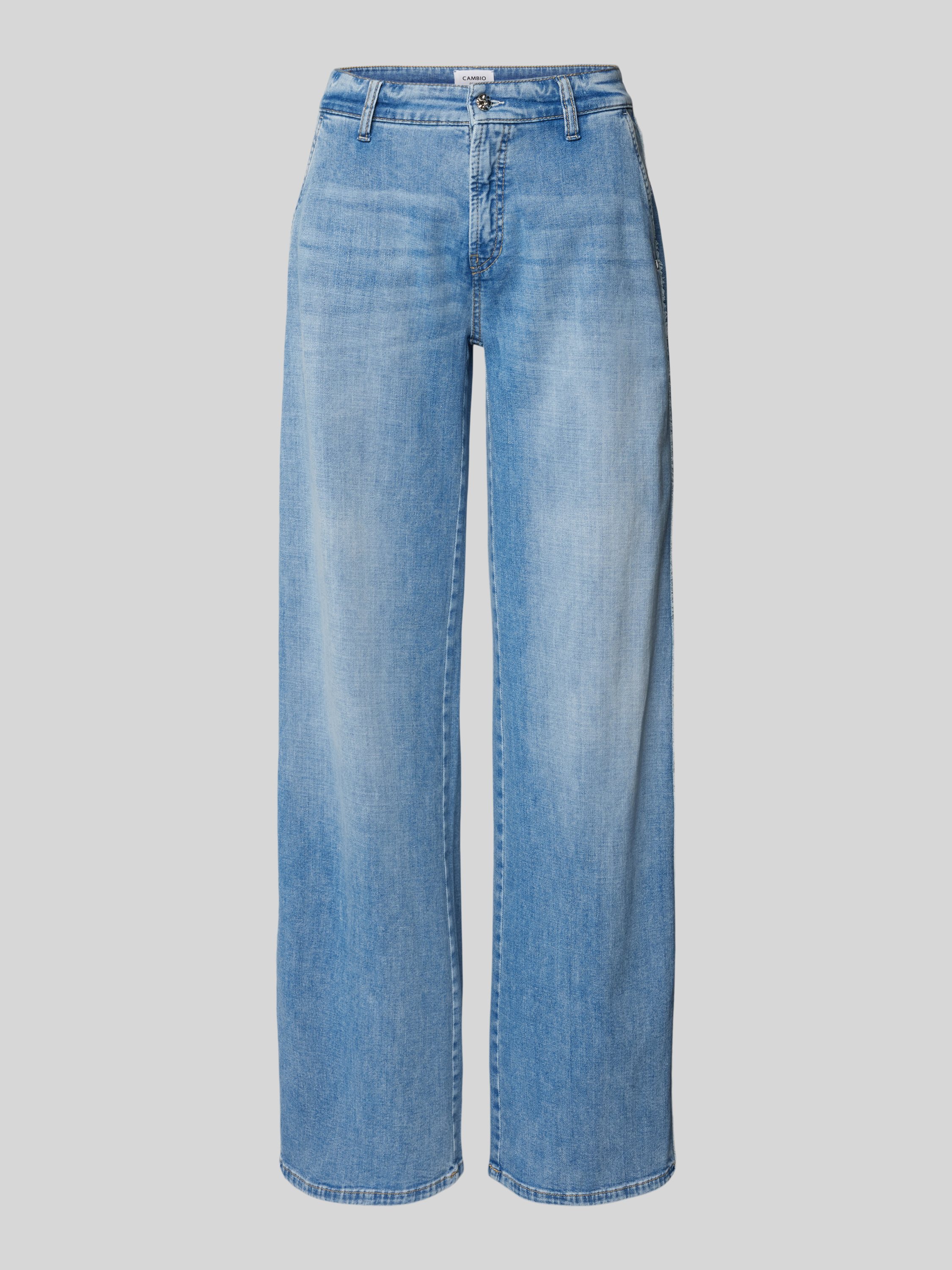 Cambio Flared Jeans mit Eingrifftaschen Modell 'ALEK' (hellblau) online kaufen