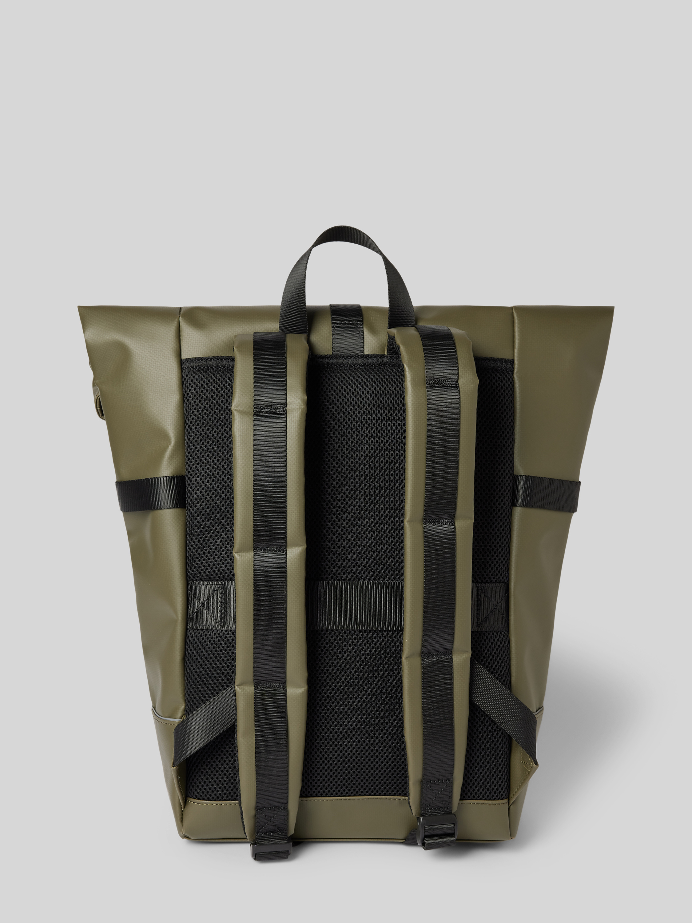 Strellson Rucksack mit Label-Print Modell 'stockwell' (oliv) online kaufen