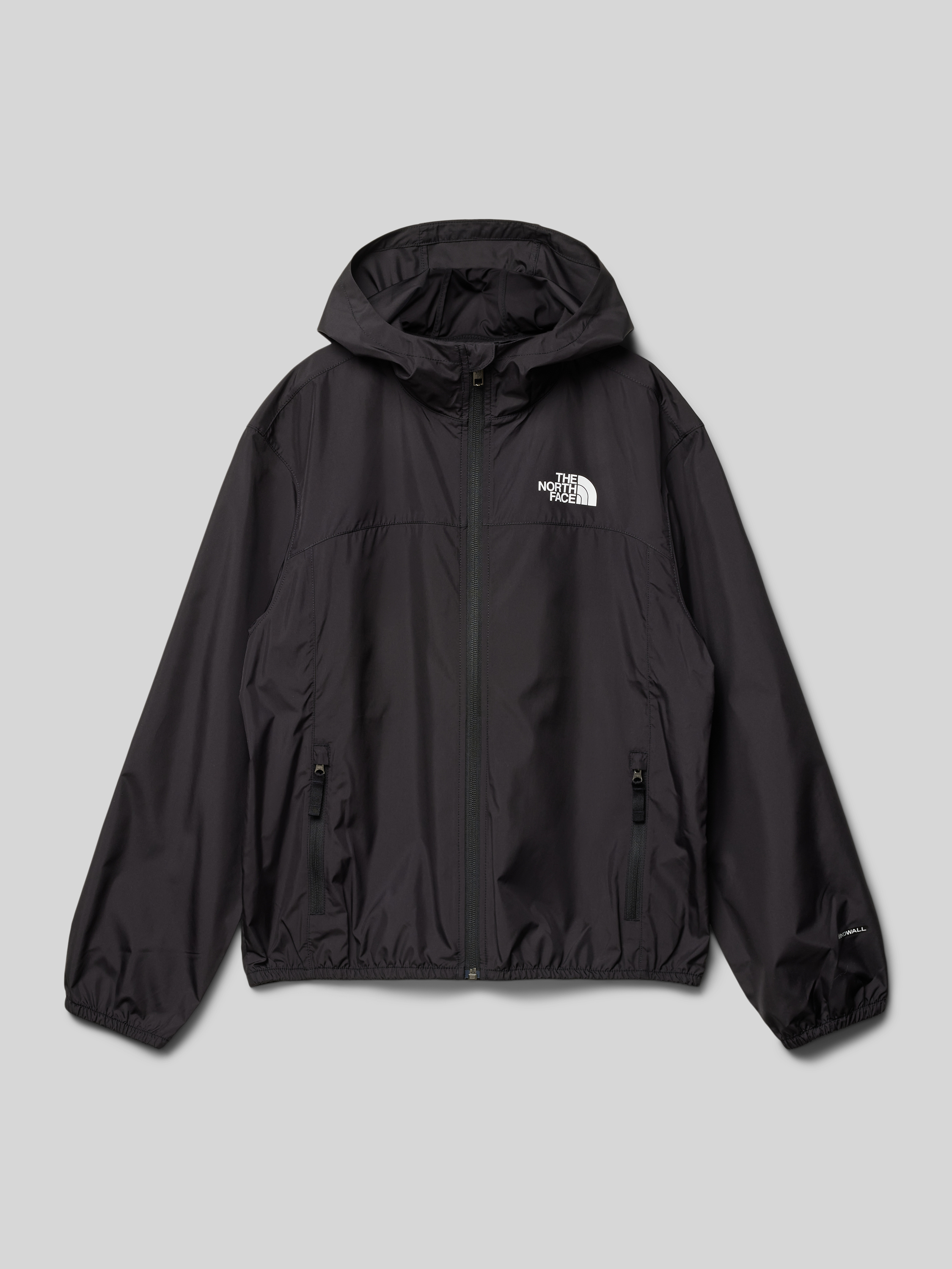 The North Face Windbreaker mit seitlichen Reißverschlusstaschen (black ...