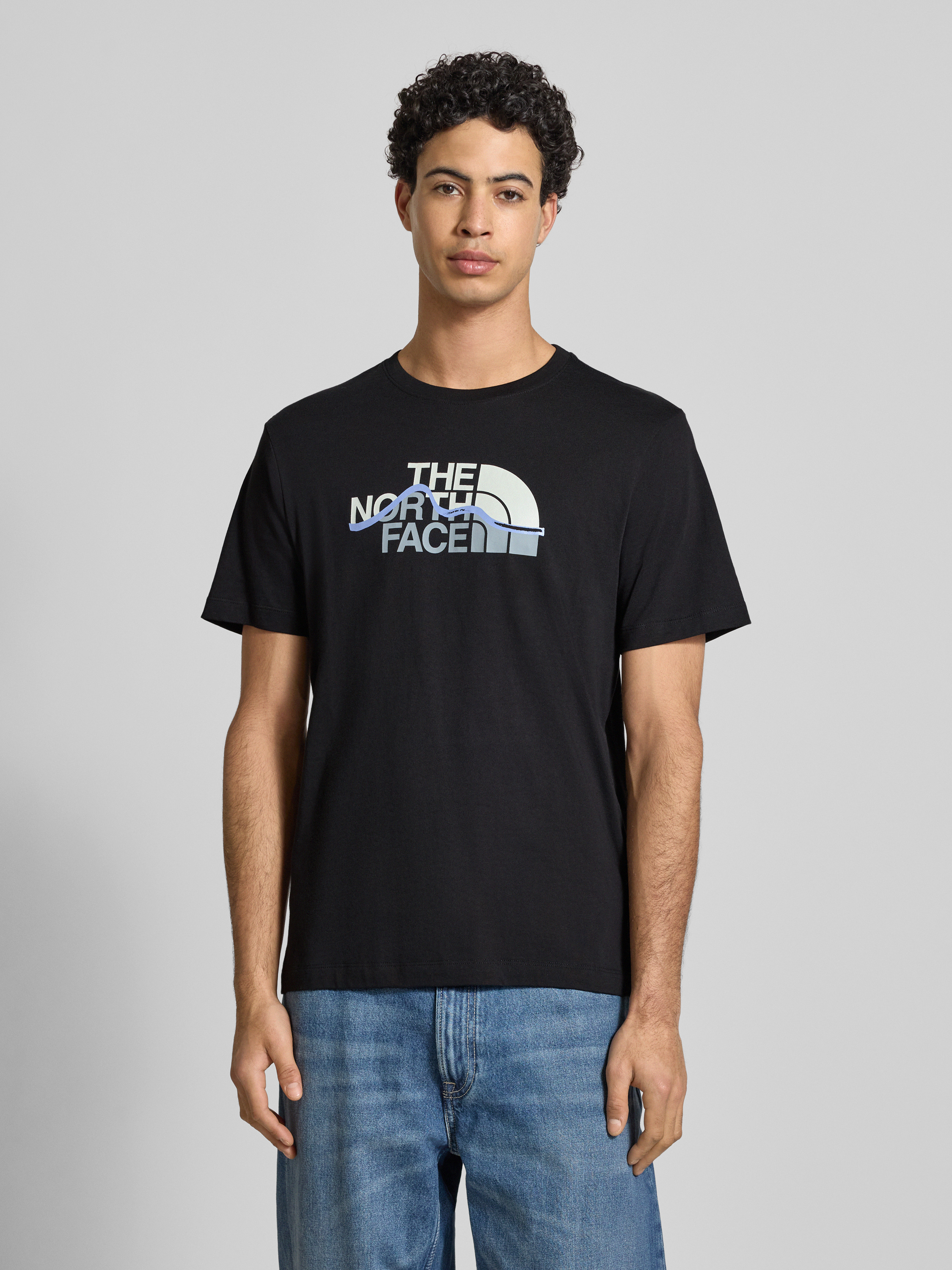 The North Face Regular fit T-shirt van puur katoen, model 'MOUNTAIN ...