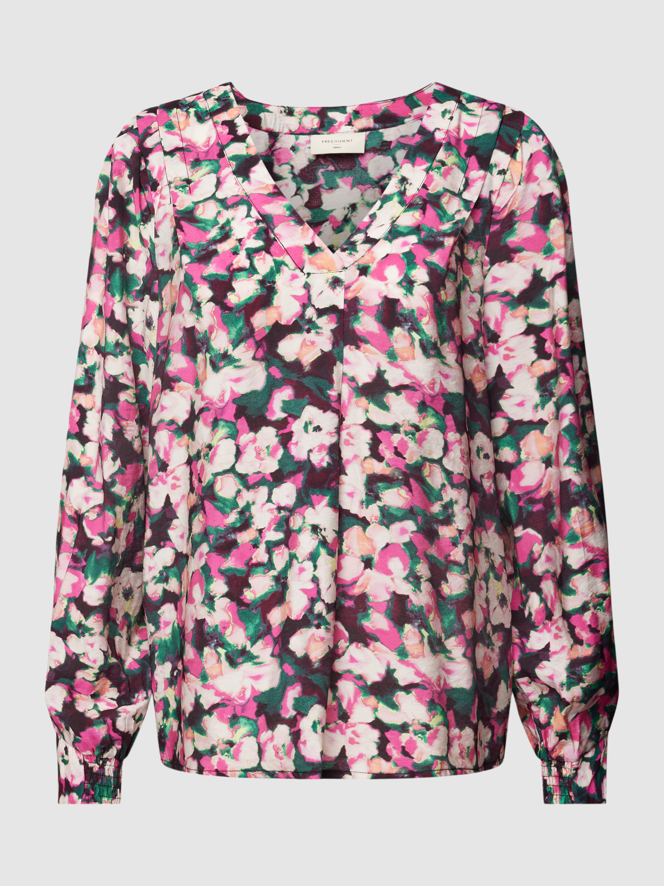 FREE/QUENT Bluse mit Allover-Print Modell 'Caisa' (pink) online kaufen