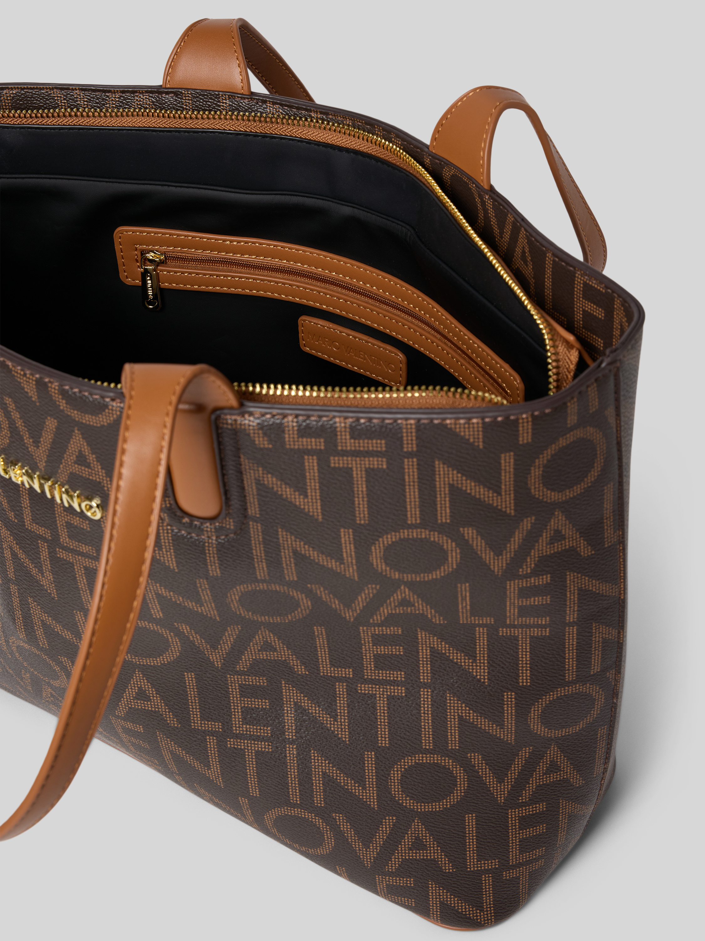 VALENTINO BAGS Tote Bag in Leder-Optik Modell 'Regina' (mittelbraun ...
