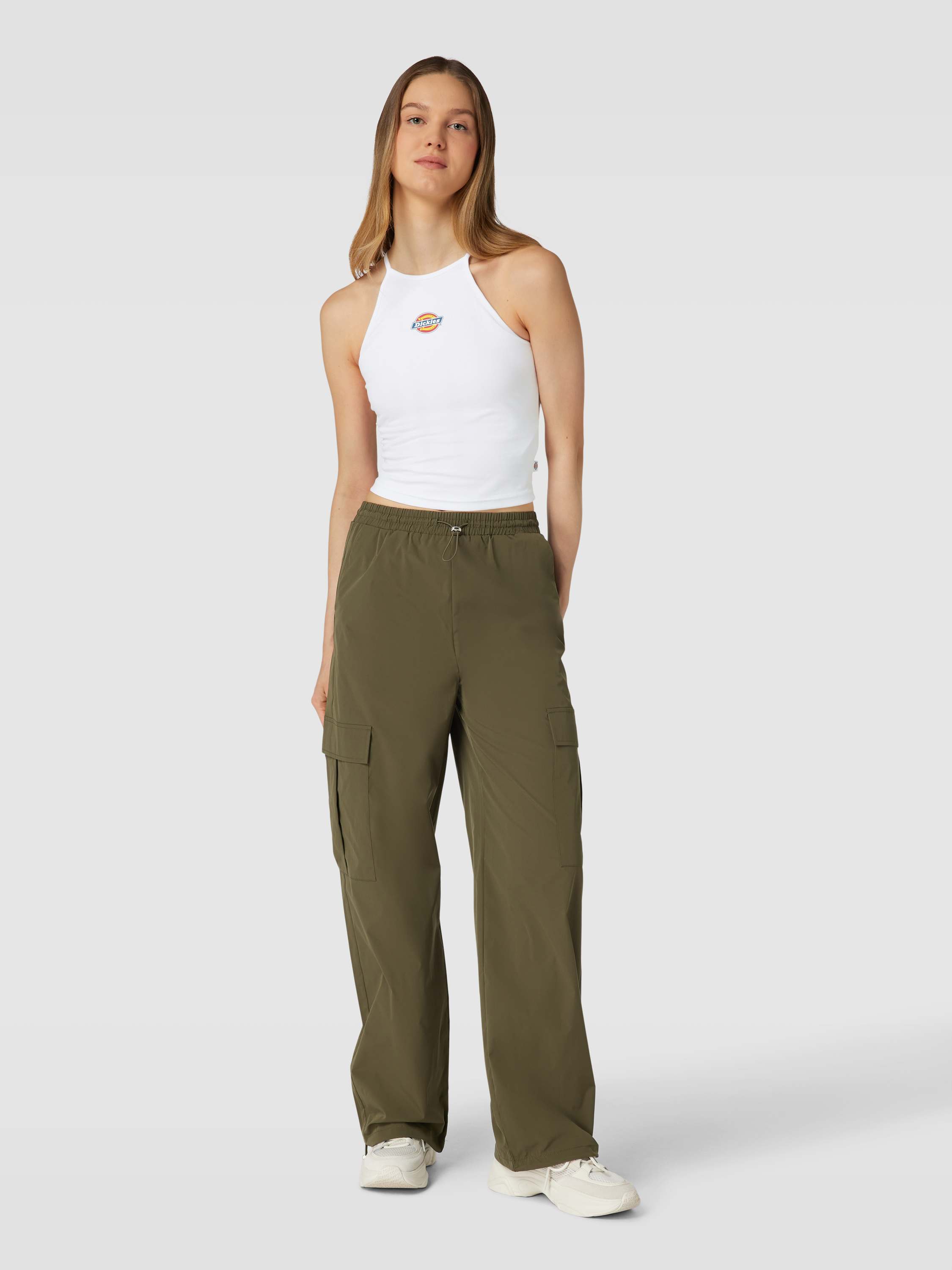 Dickies Top mit Label-Print Modell 'CHAIN VEST' (weiss) online kaufen