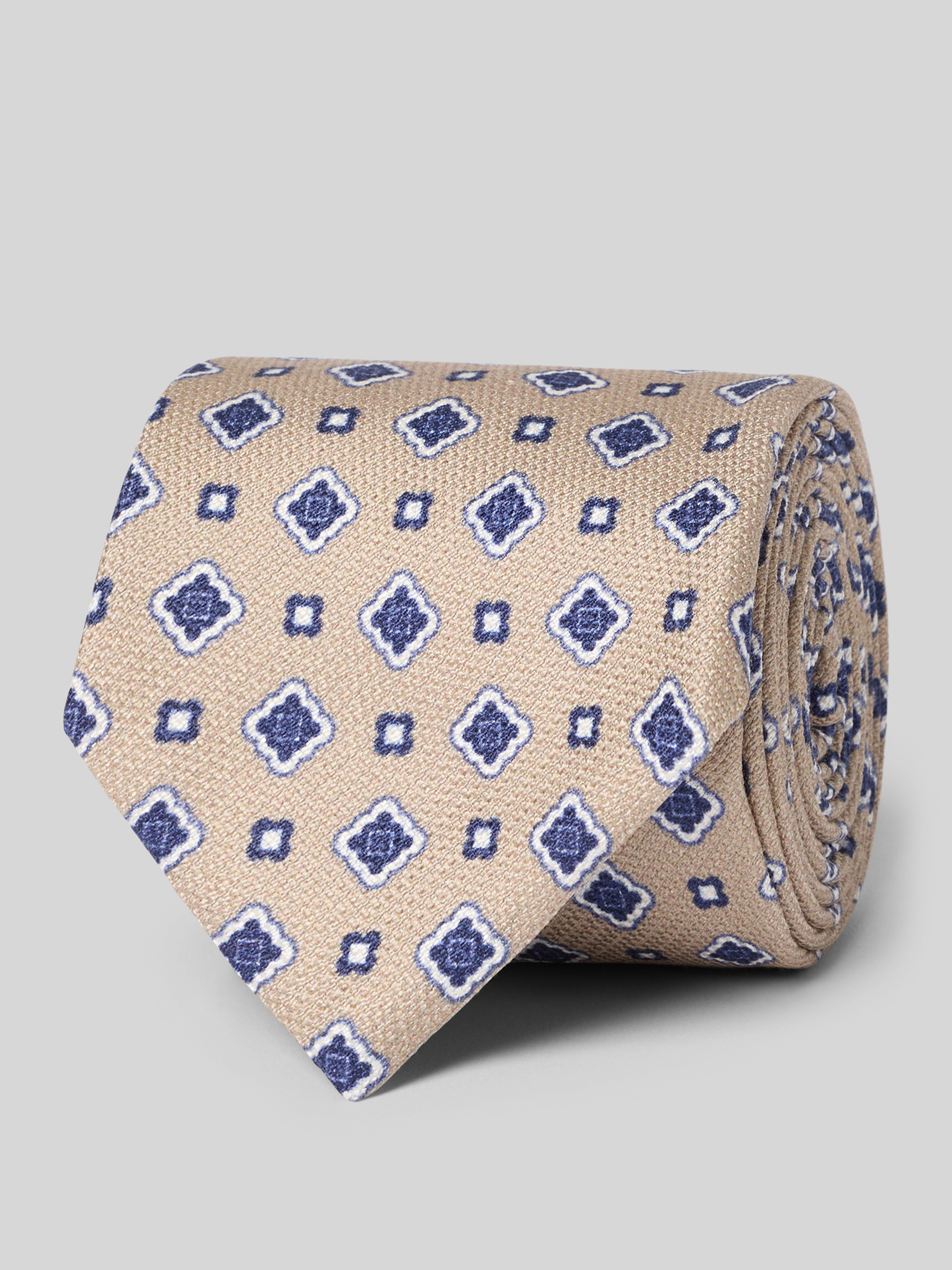 altea Krawatte aus reiner Seide Modell 'ISONZO' (beige) online kaufen