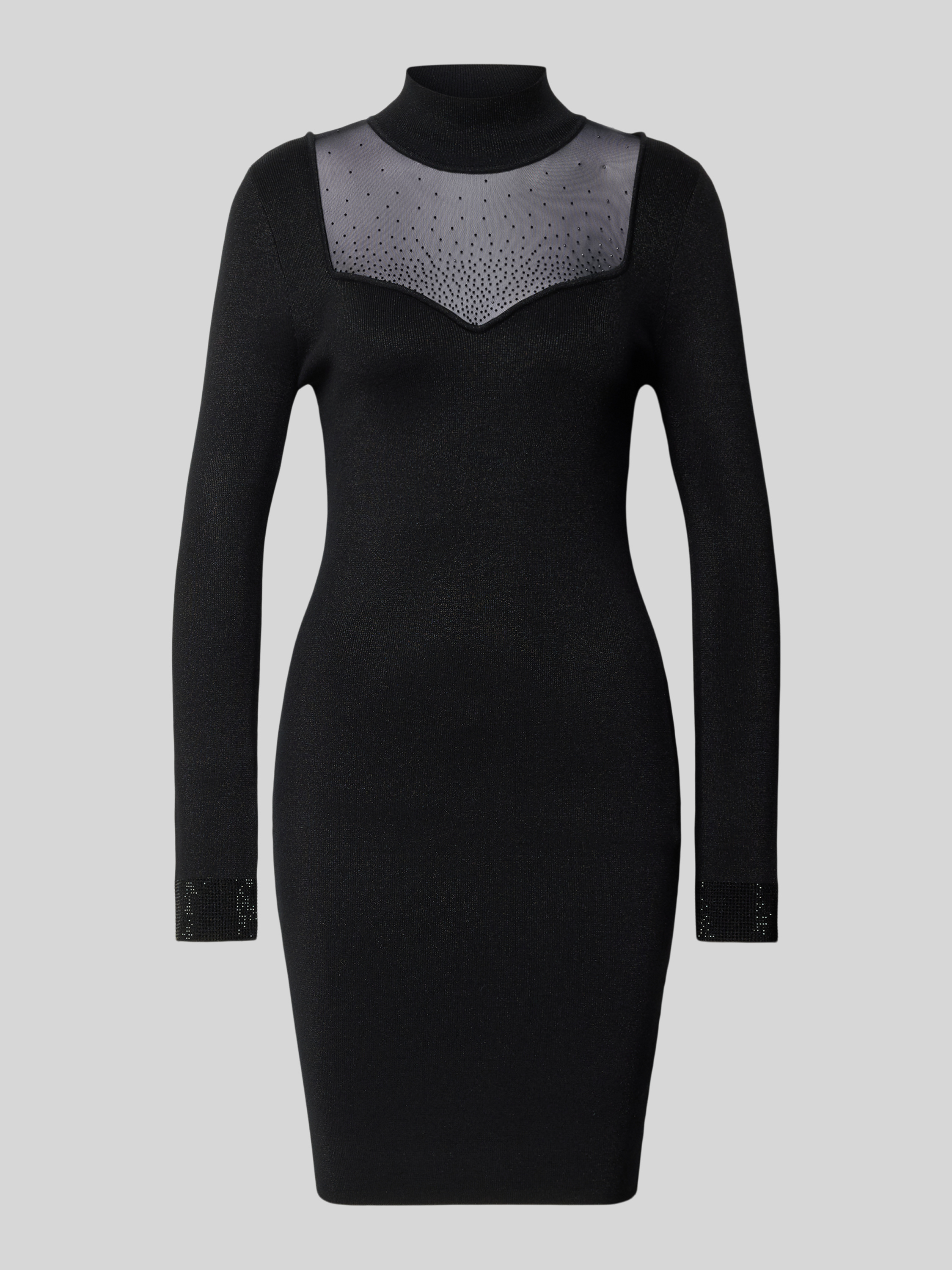 Guess Slim fit jurk van viscosemix met siersteentjes, model 'Lucy' in ...