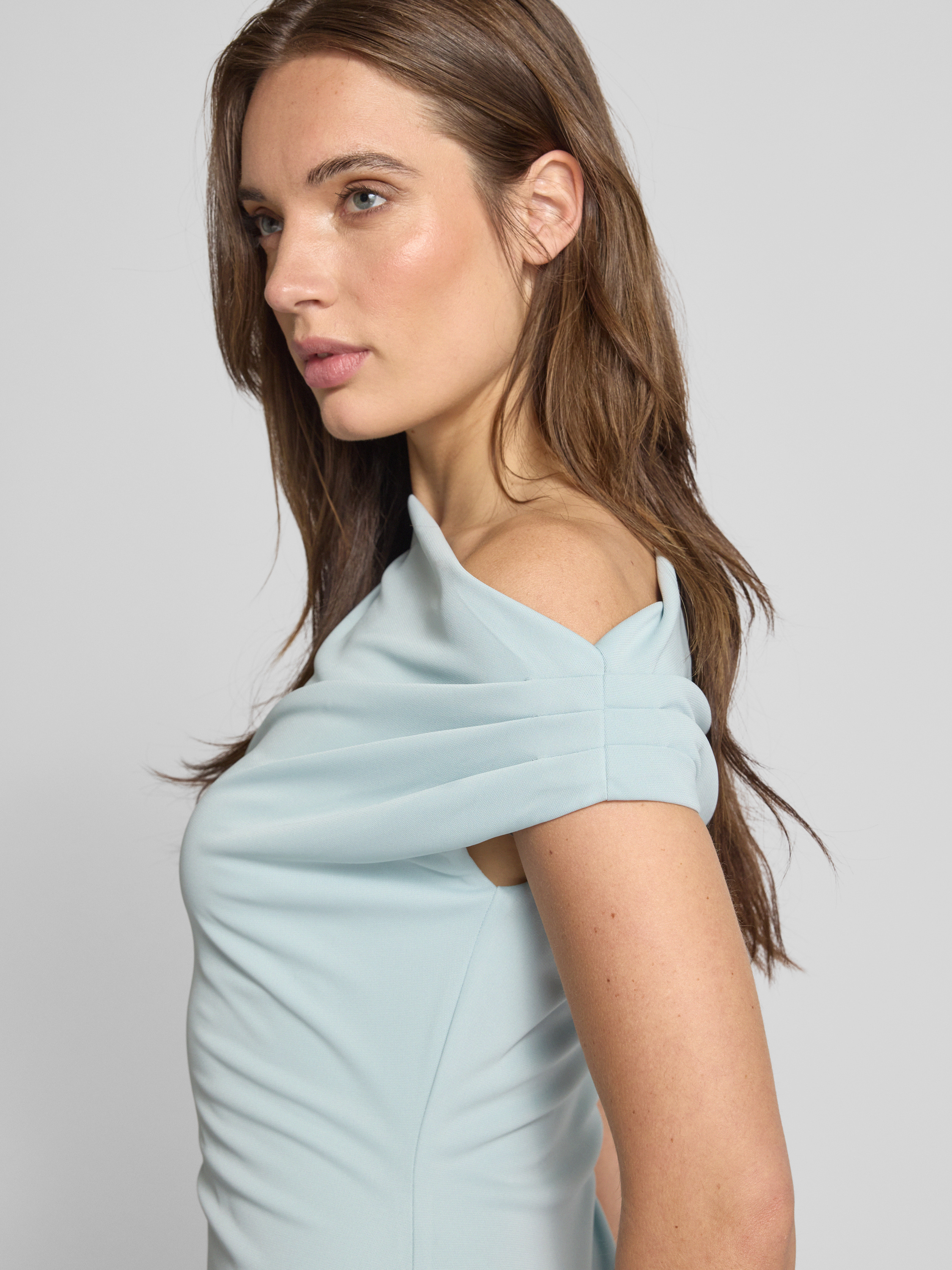 Lauren Ralph Lauren Knielanges Etuikleid Modell 'CAMISHA' (aqua) online ...