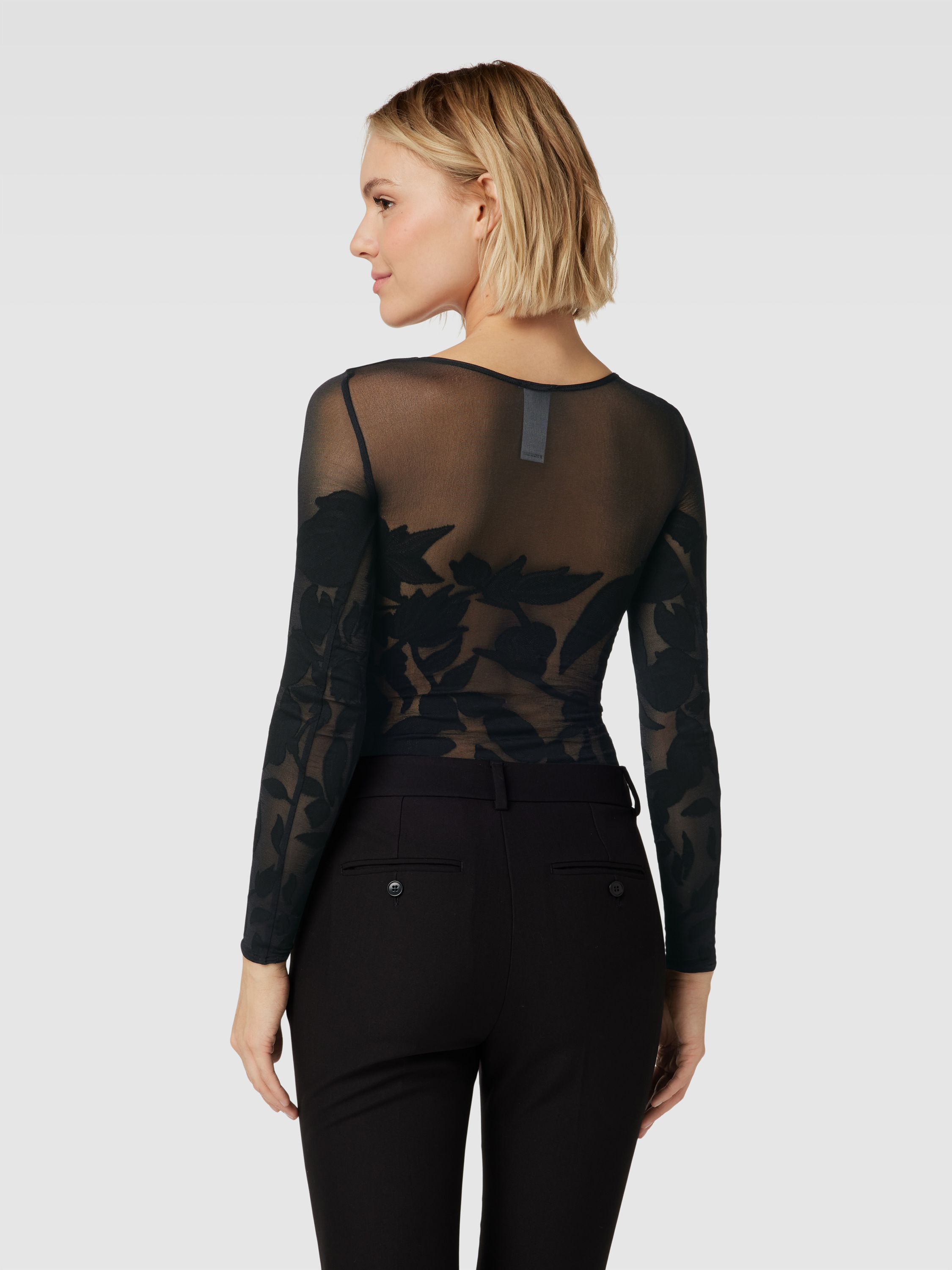 Wolford Body mit Druckknopfverschluss Modell 'TATTOO' (black) online kaufen