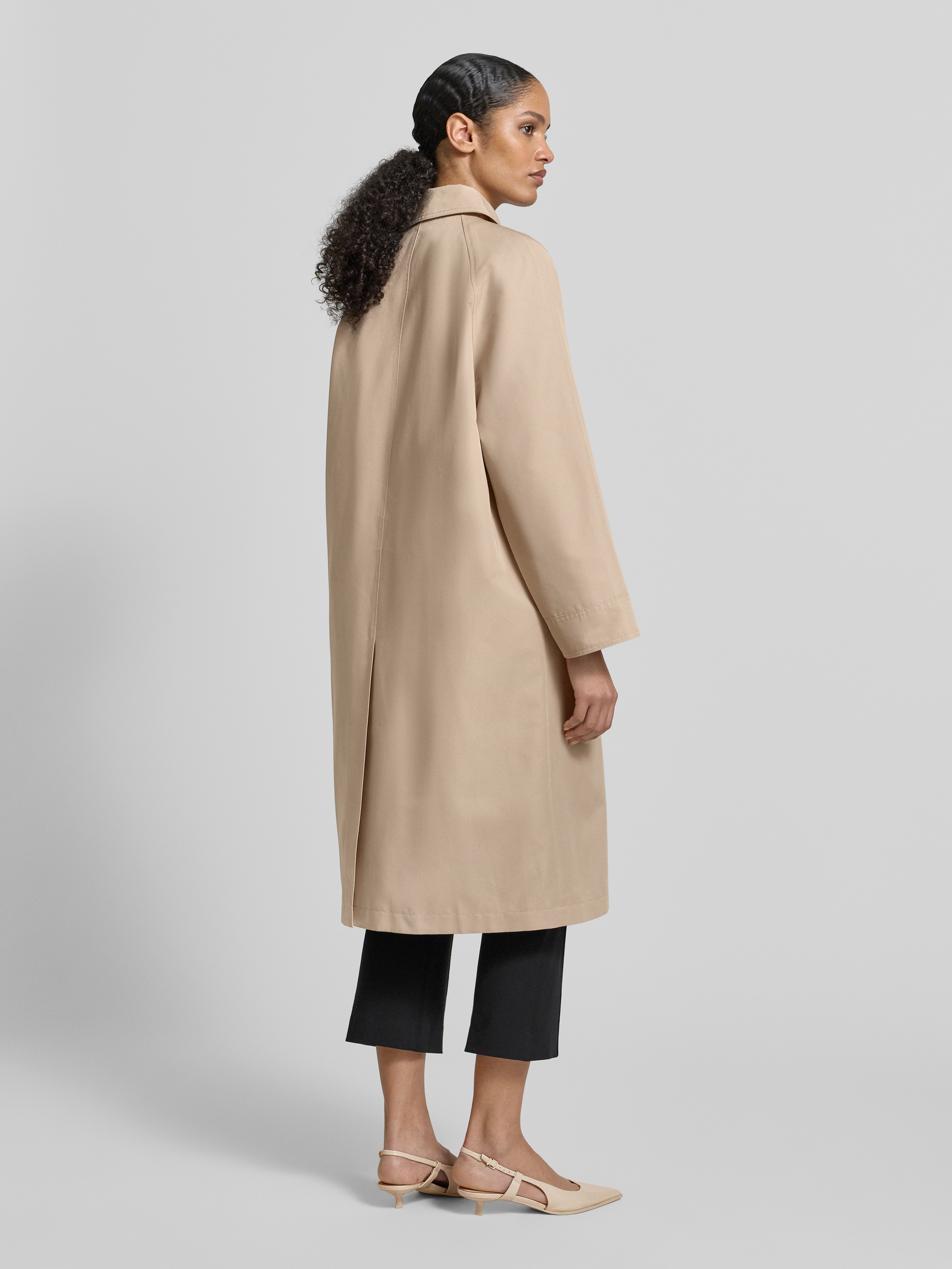 Kup online Jake*s Collection Trencz z listwą guzikową (écru)