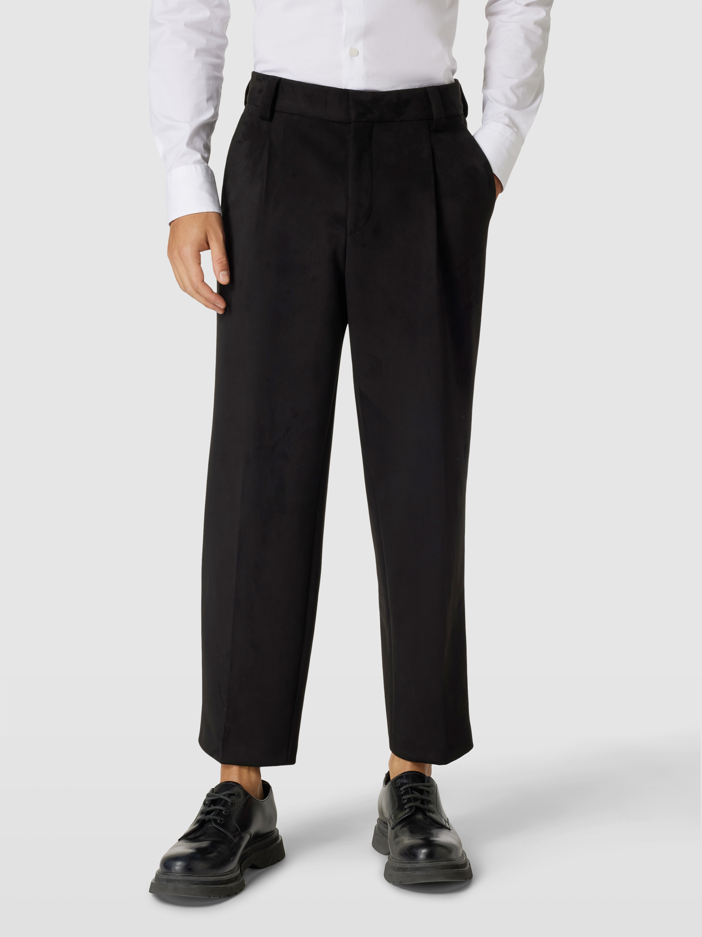 HUGO Anzughose mit Bügelfalten (black) online kaufen