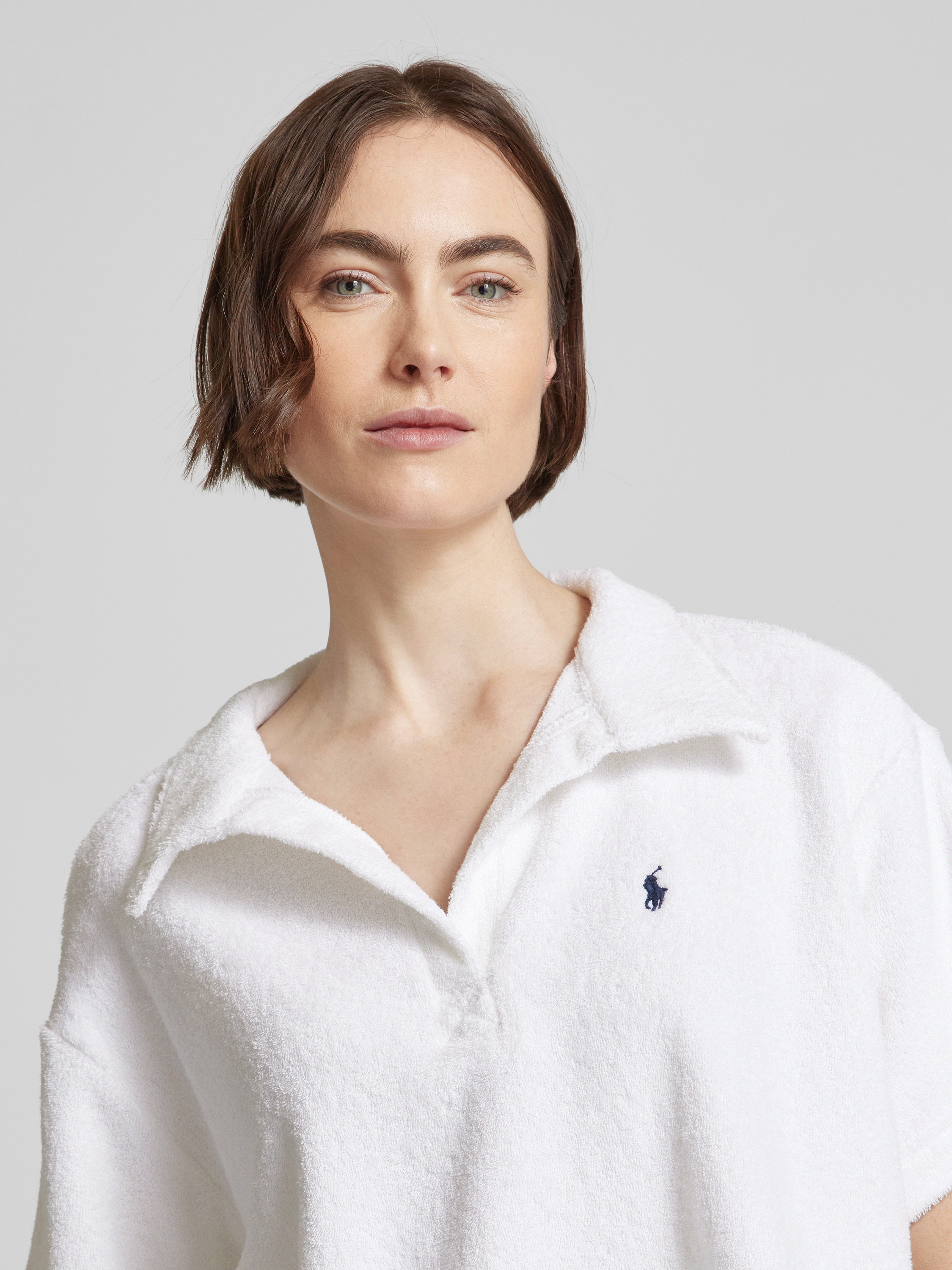 Polo Ralph Lauren Jumpsuit mit Strukturmuster Modell 'TERRY' (weiss ...