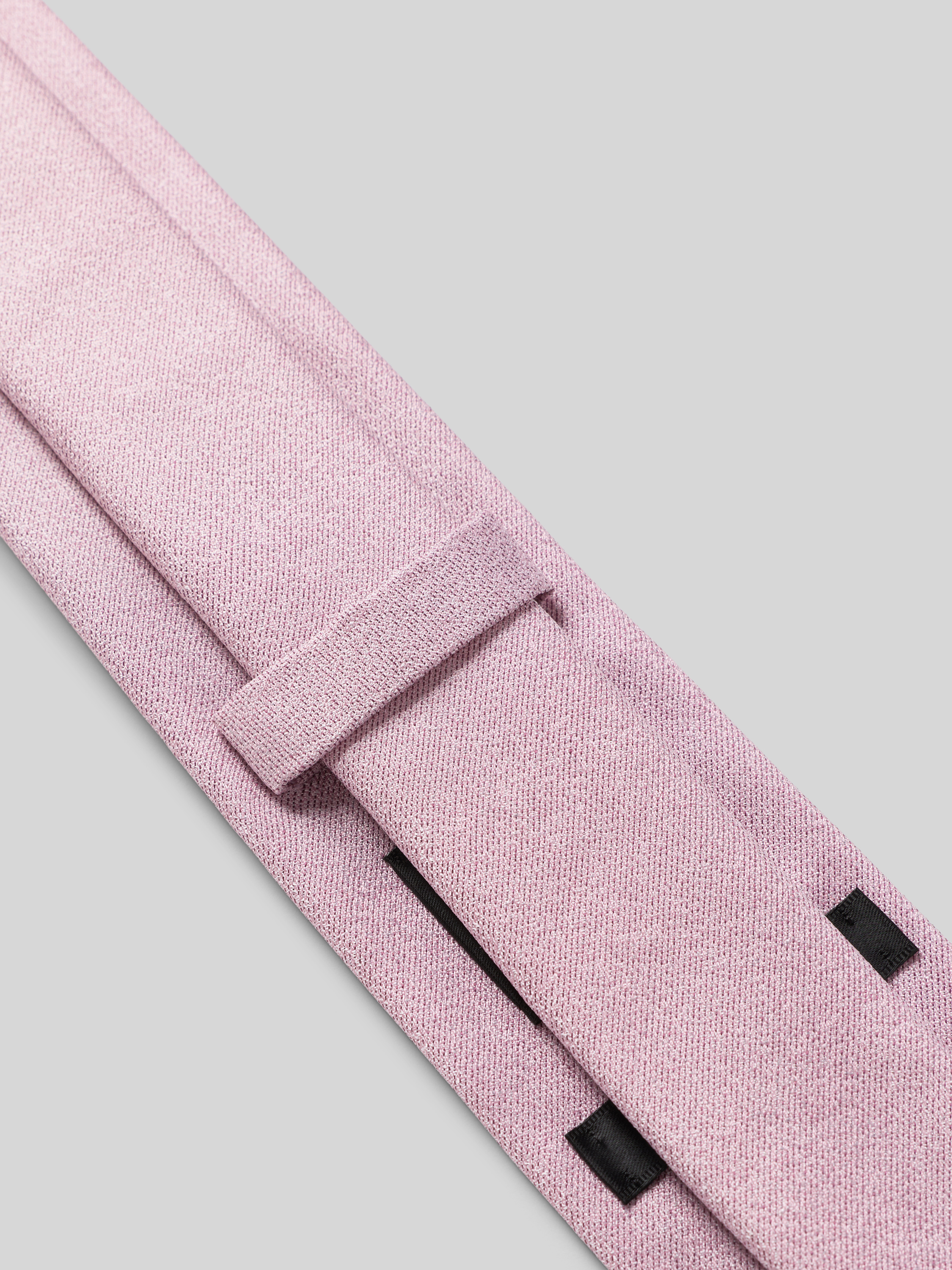 OLYMP Seidenkrawatte aus reiner Seide mit Logo-Patch (6,5 cm) (rose ...