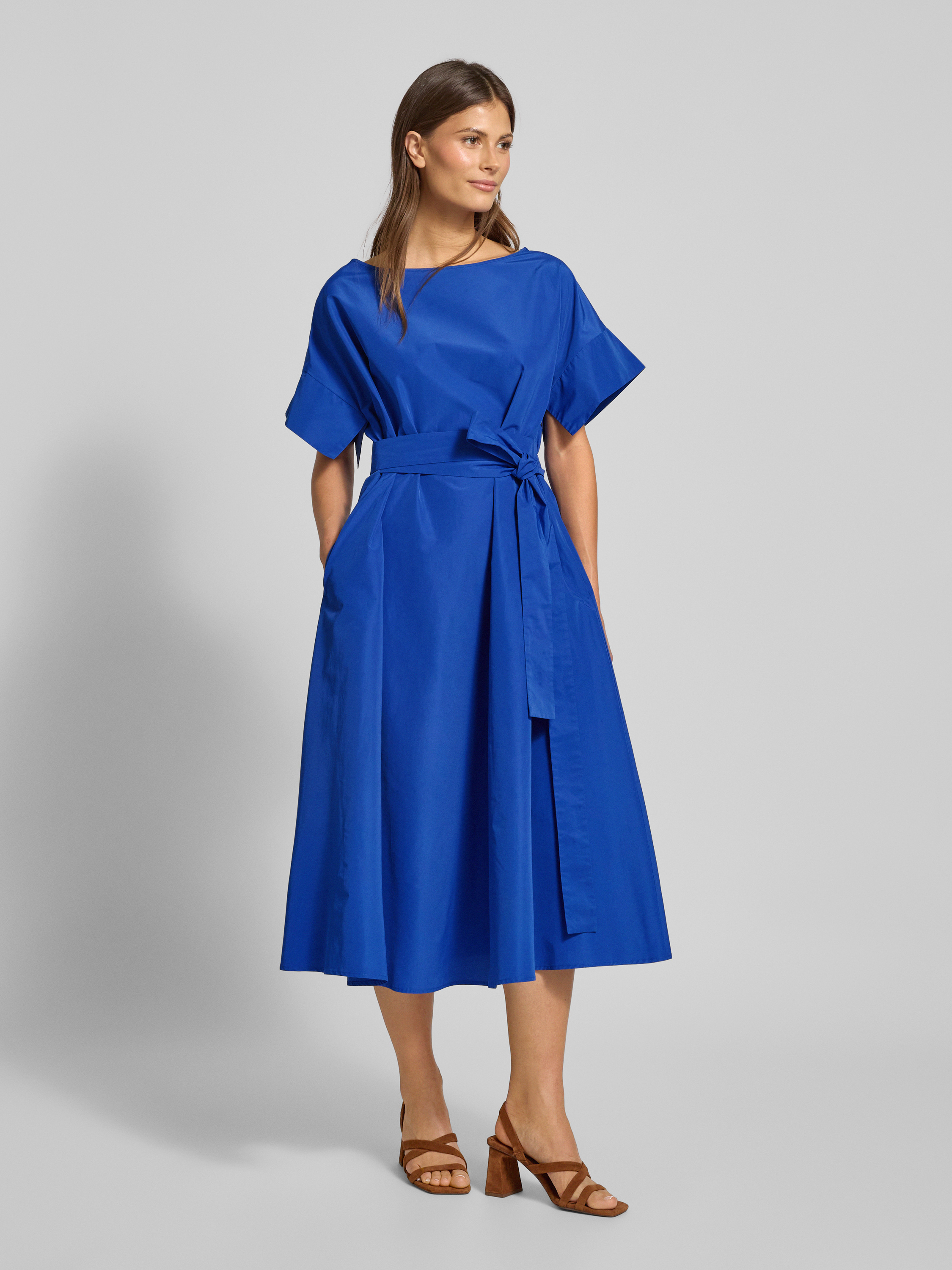 Weekend Max Mara Midikleid mit Bindegürtel (royal) online kaufen