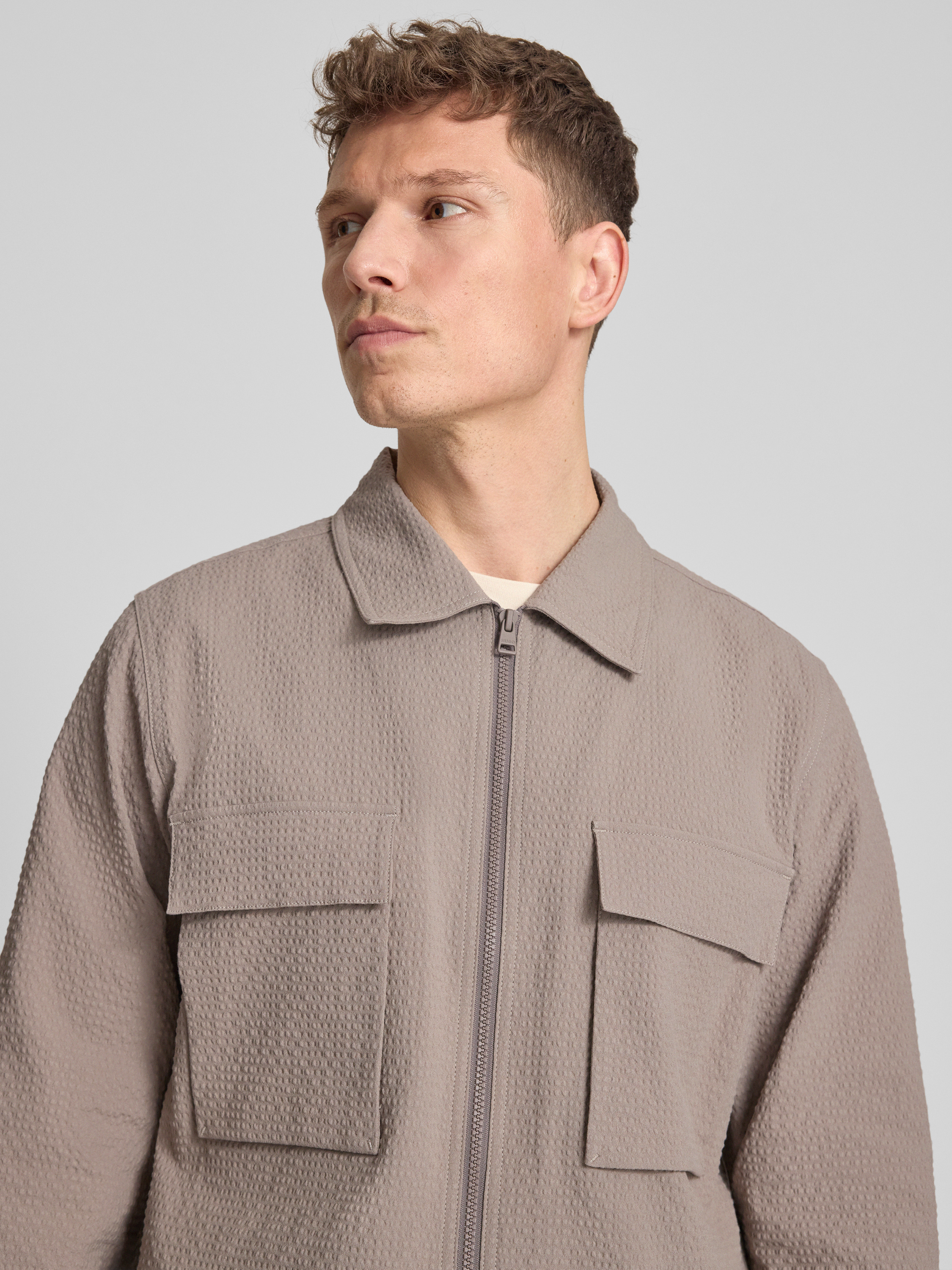 HUGO regular fit overjacket van katoenmix Mondall 'ESELIO' in ...