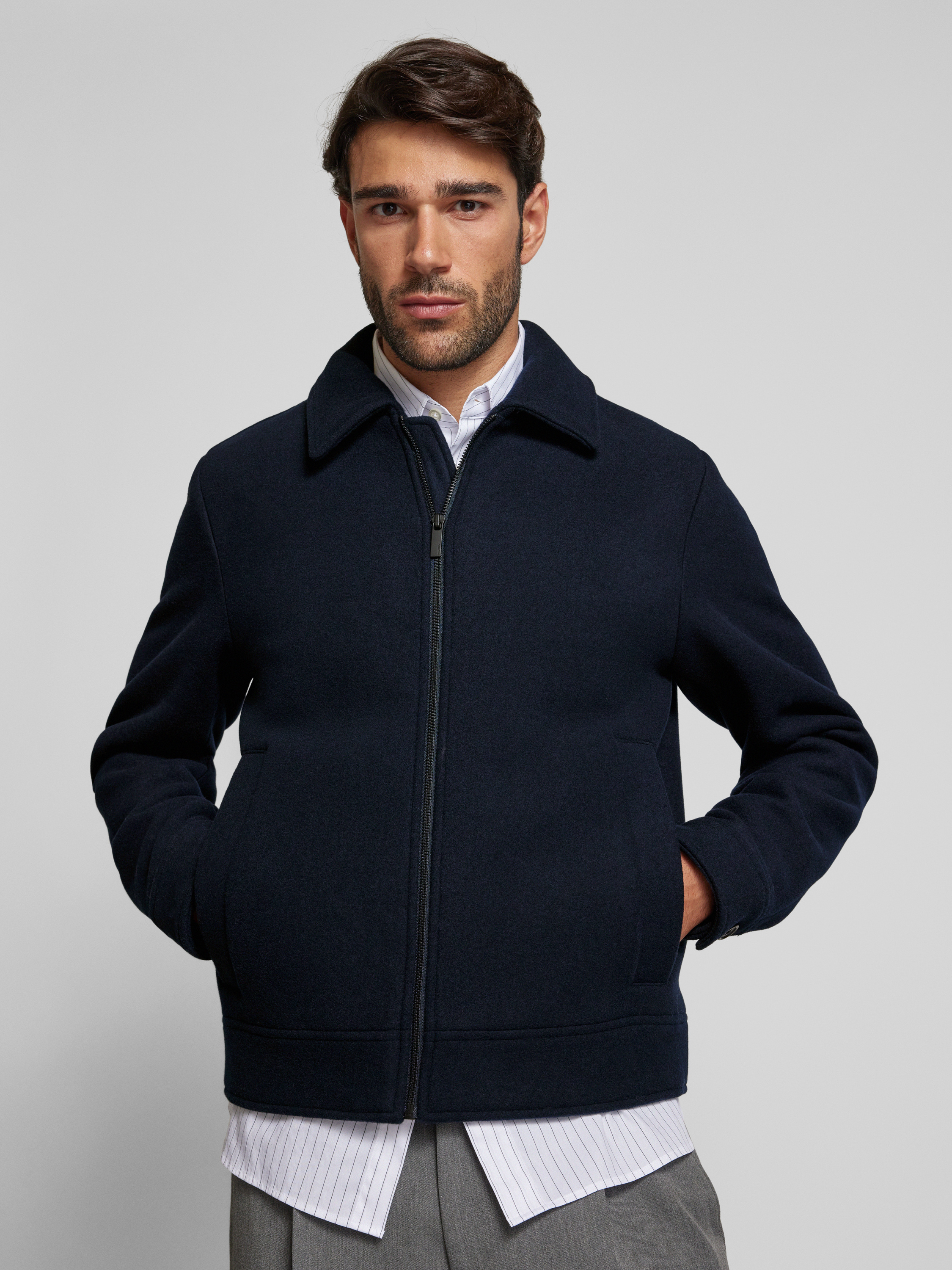 SELECTED HOMME Jacke mit Umlegekragen Modell 'NEW FILIP' (dunkelblau ...