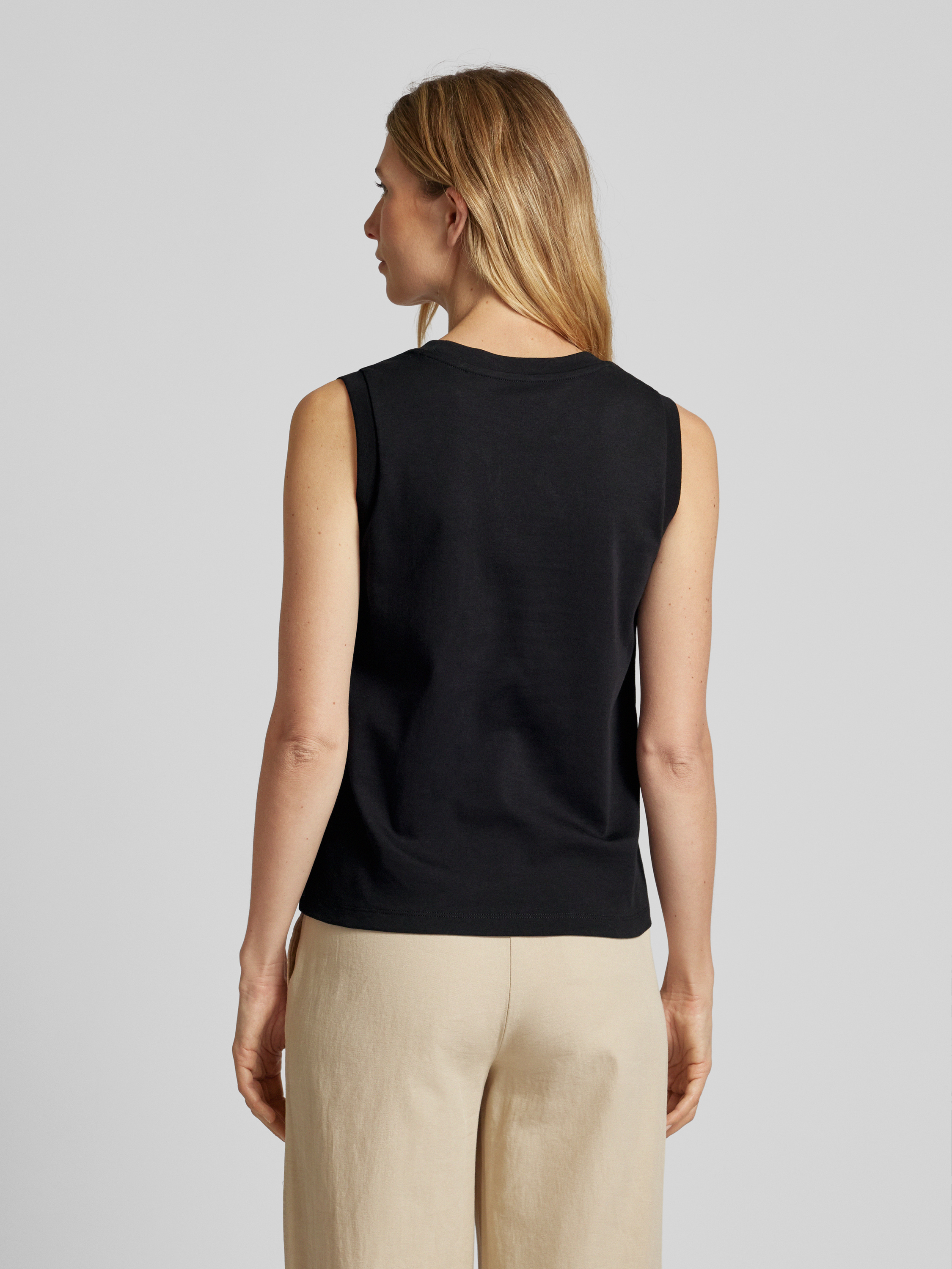 OPUS Tanktop met ronde hals, model 'llayda' in zwart online kopen | P&C