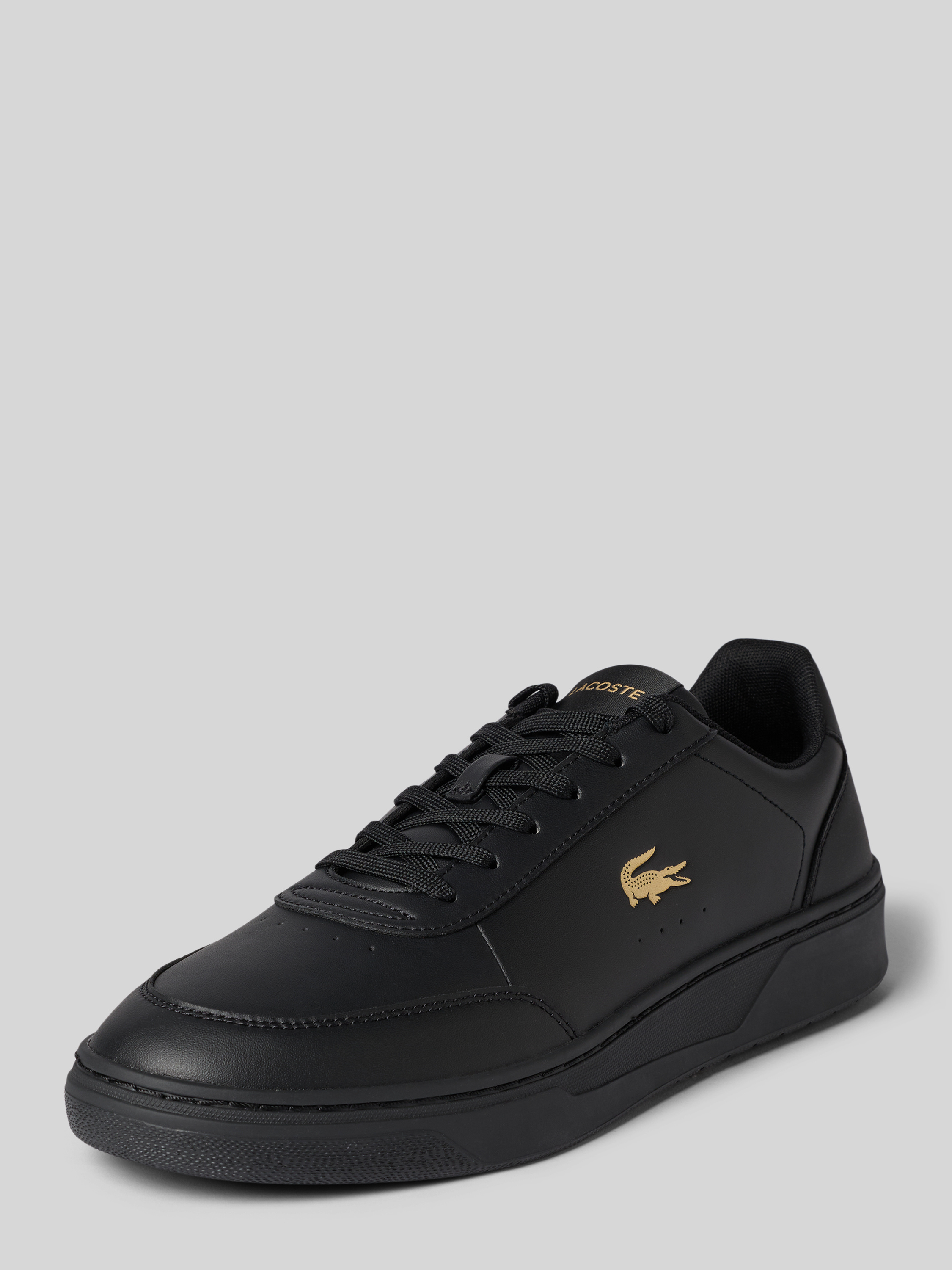 Lacoste Low Top Sneaker mit Logo-Prägung Modell 'Court Pro' (black ...