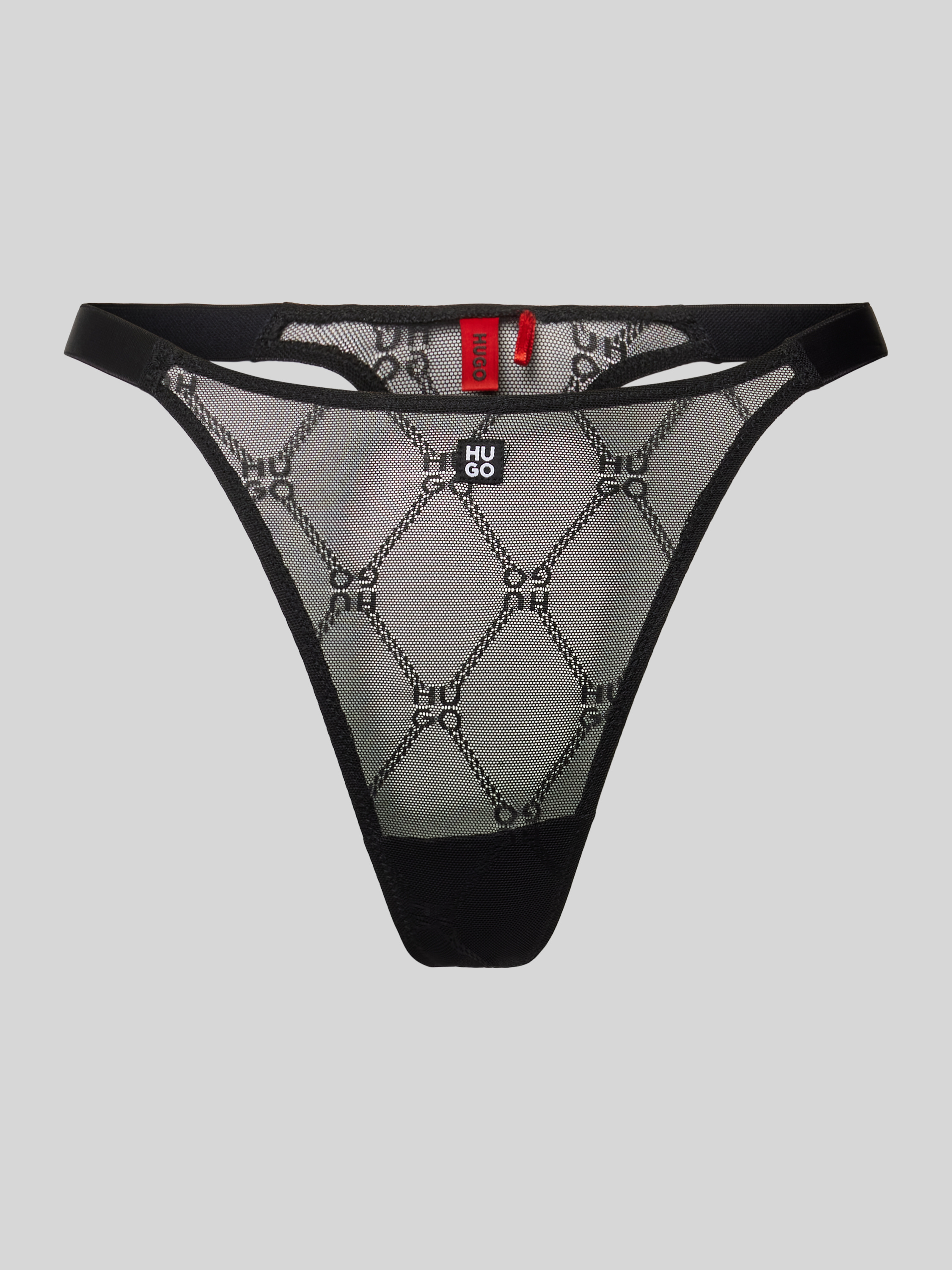 HUGO String in semitransparentem Design (black) online kaufen