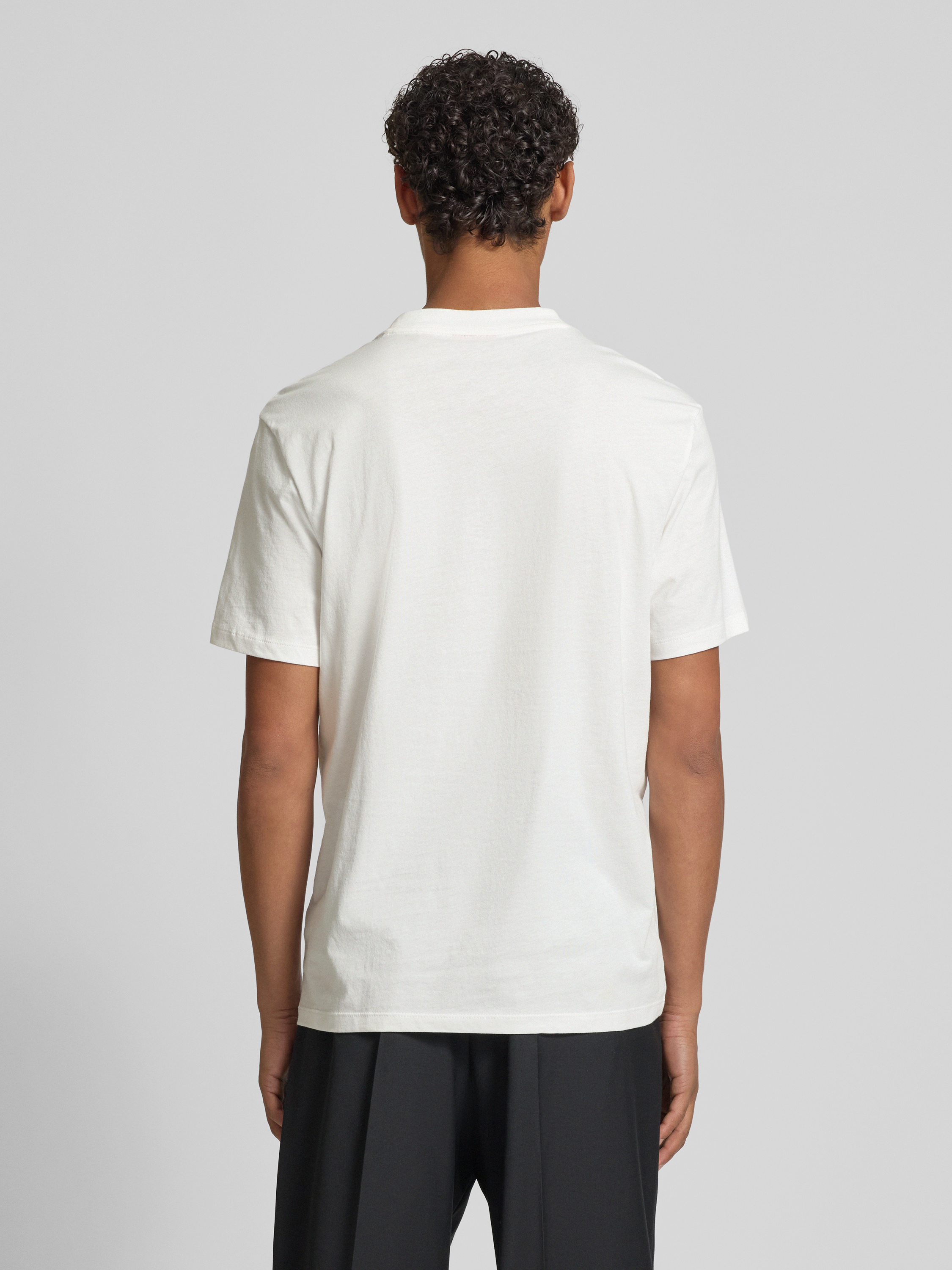 HUGO regular fit T-shirt van puur katoen model 'DIKERD' in wit online ...