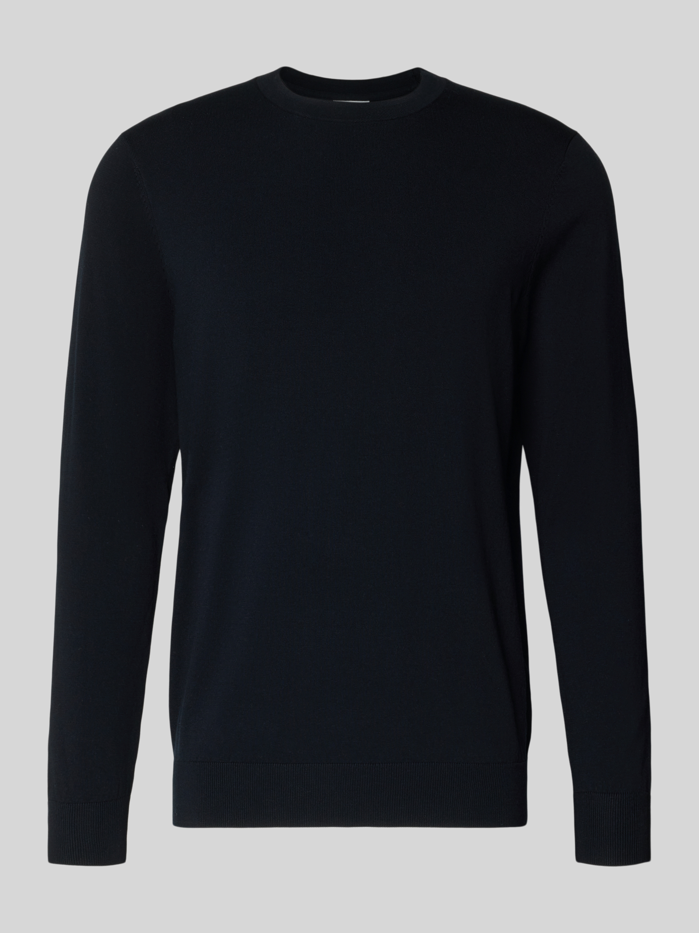 Profuomo Regular Fit Strickpullover mit Seide-Anteil (marine) online kaufen