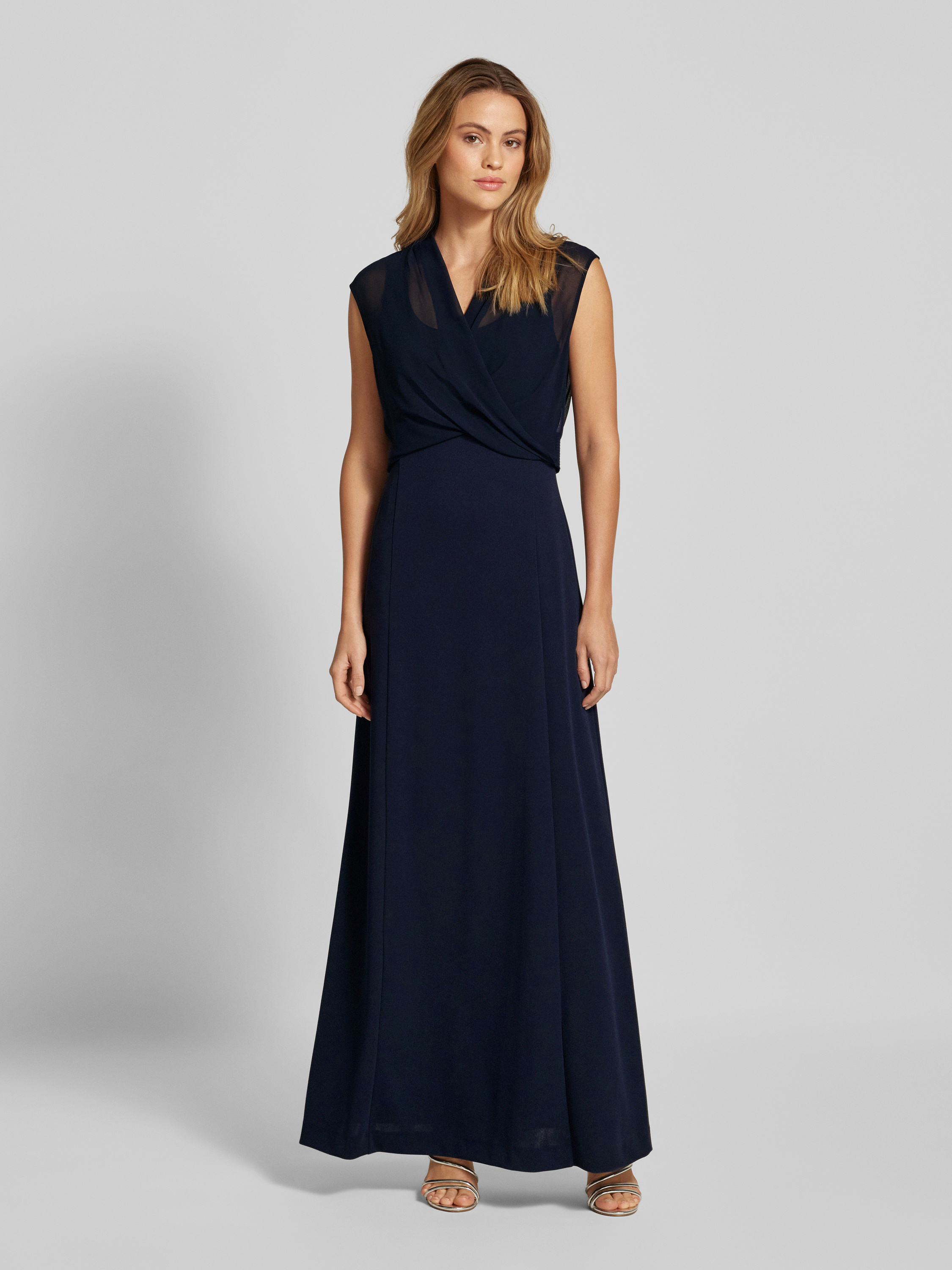 Vera Mont Abendkleid in Wickel-Optik (dunkelblau) online kaufen