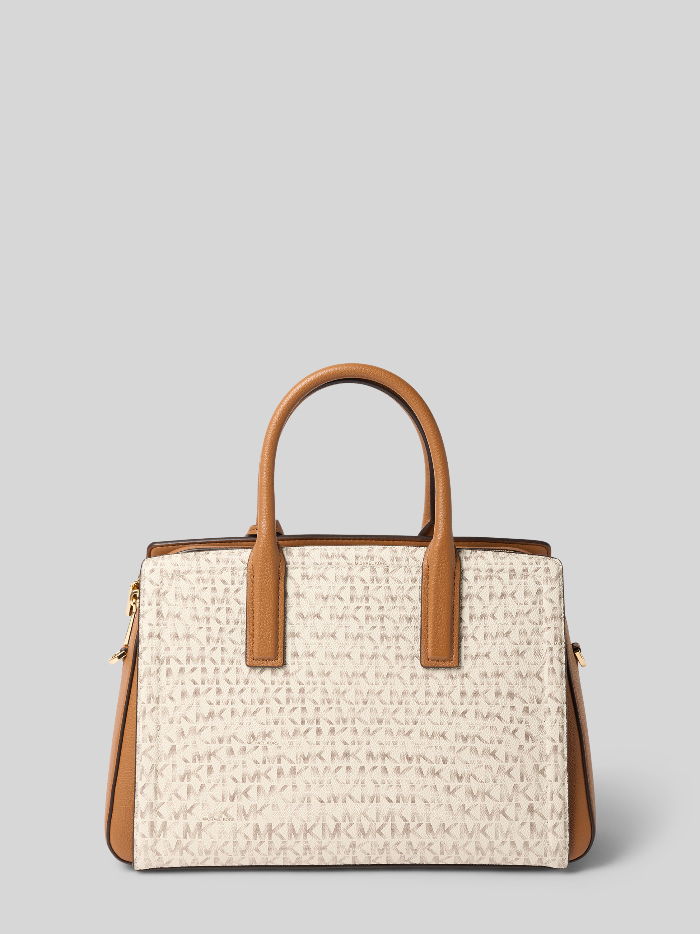 MICHAEL Michael Kors Handtas met logomotief model 'LAILA' in ecru ...