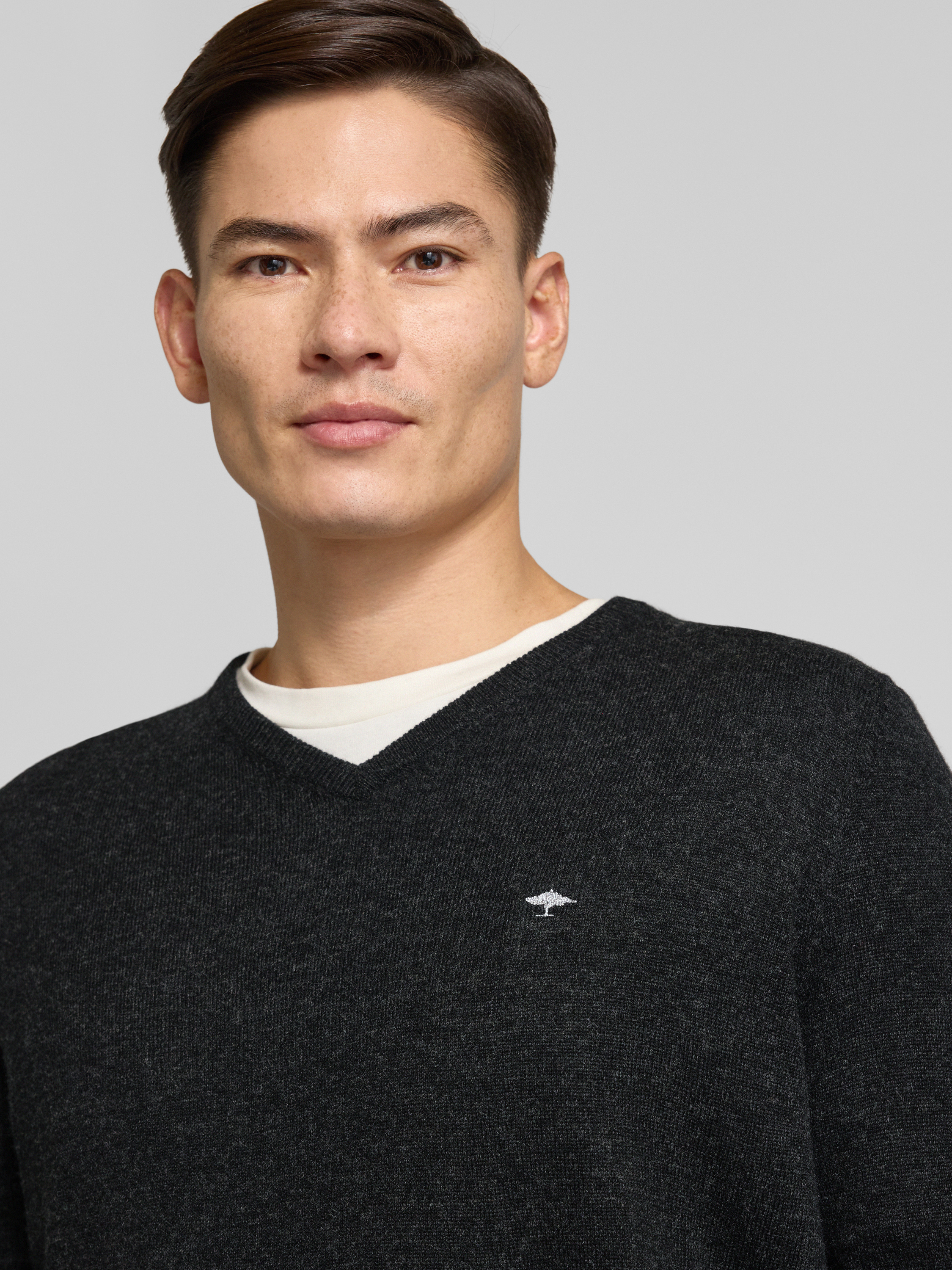 Fynch-Hatton Regular Fit Pullover Woll-Kaschmir-Mix Modell 'Merino ...