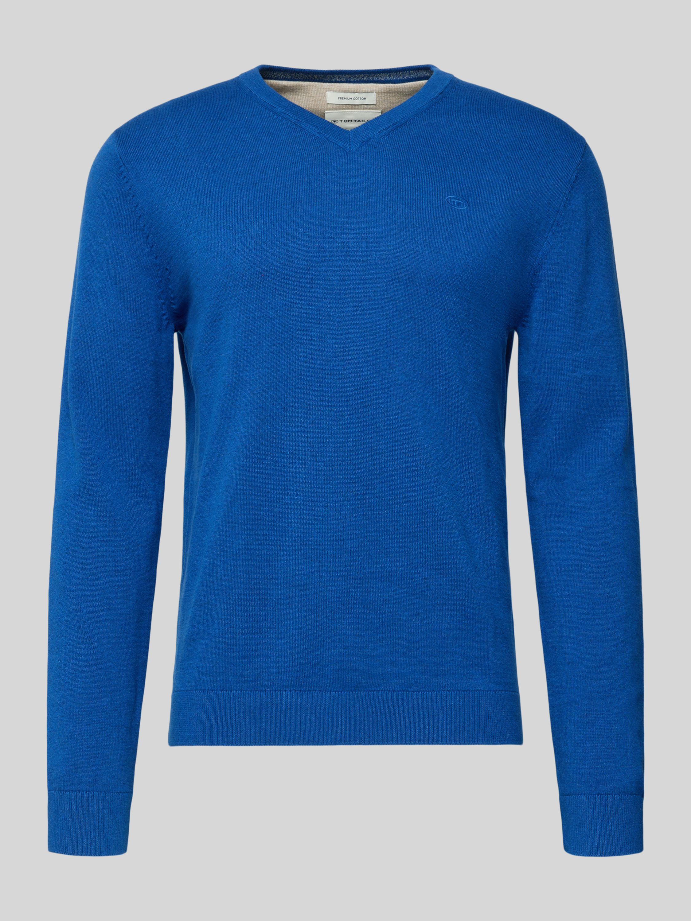 Tom Tailor Regular Fit Pullover aus reiner Baumwolle (royal) online kaufen