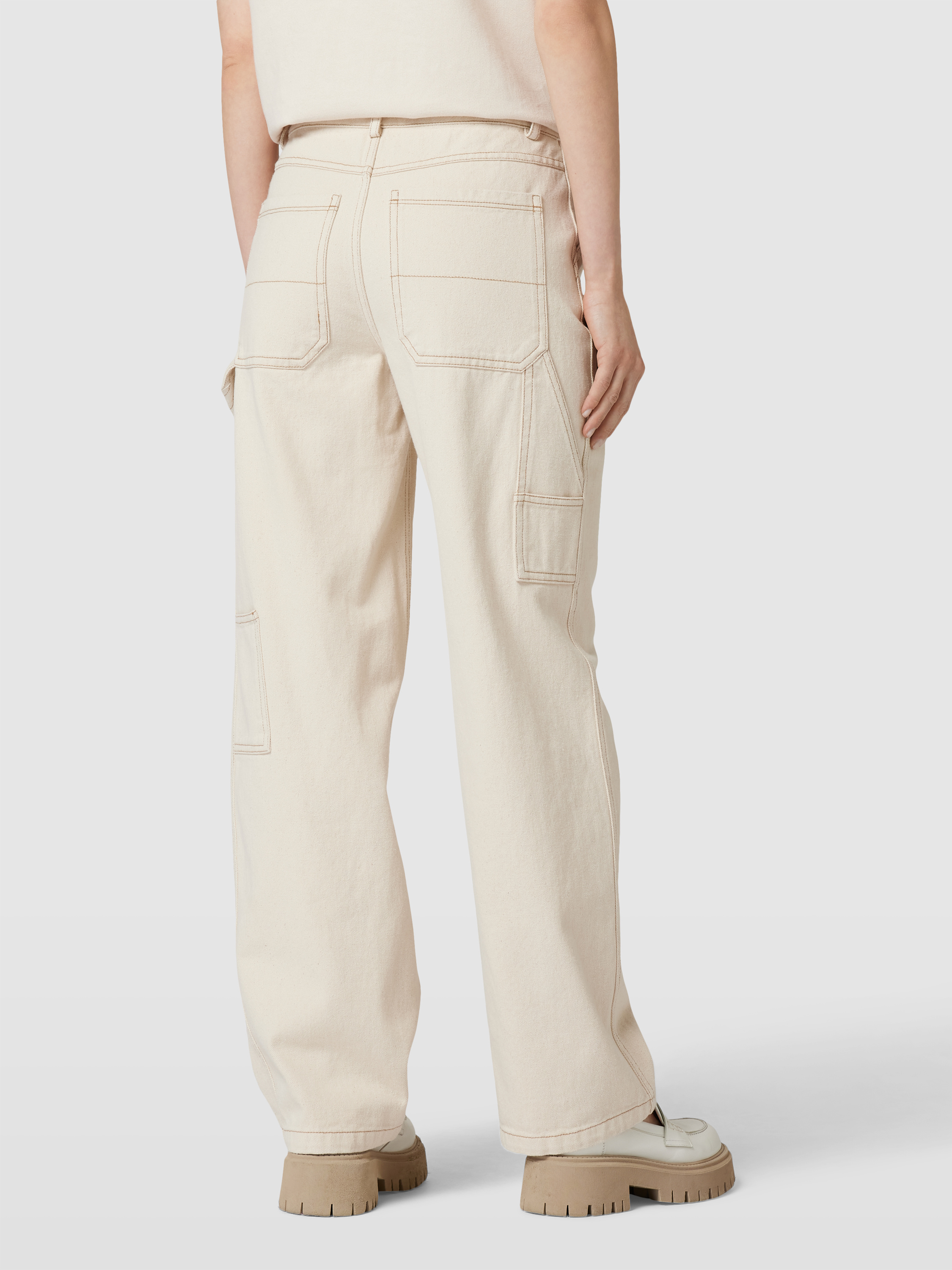 Jake*s Studio Woman Broek met Franse steekzakken in ecru online kopen | P&C